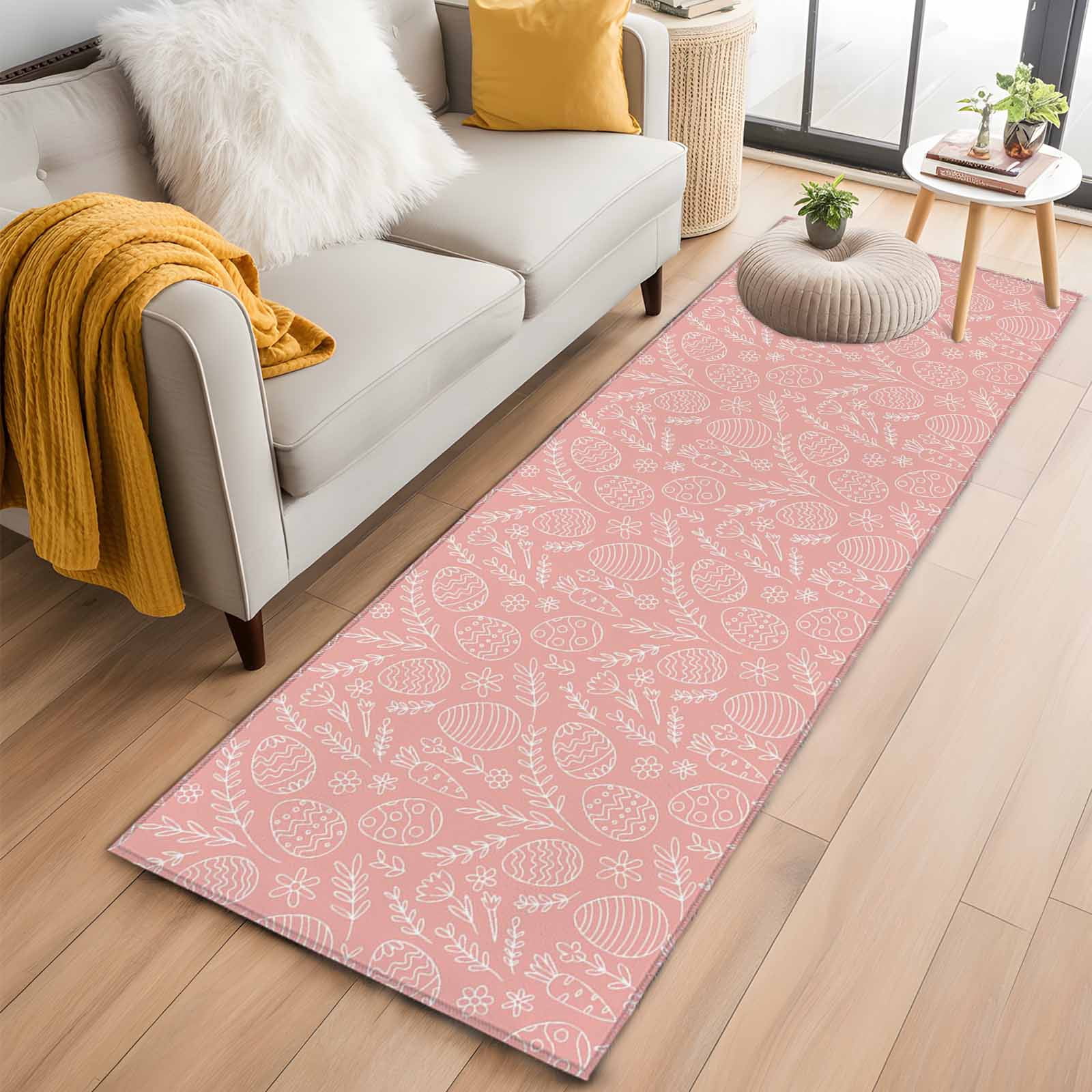 Easter Egg Kitchen Runner Rug 2x6 Washable Runners for Hallway Non Slip ...