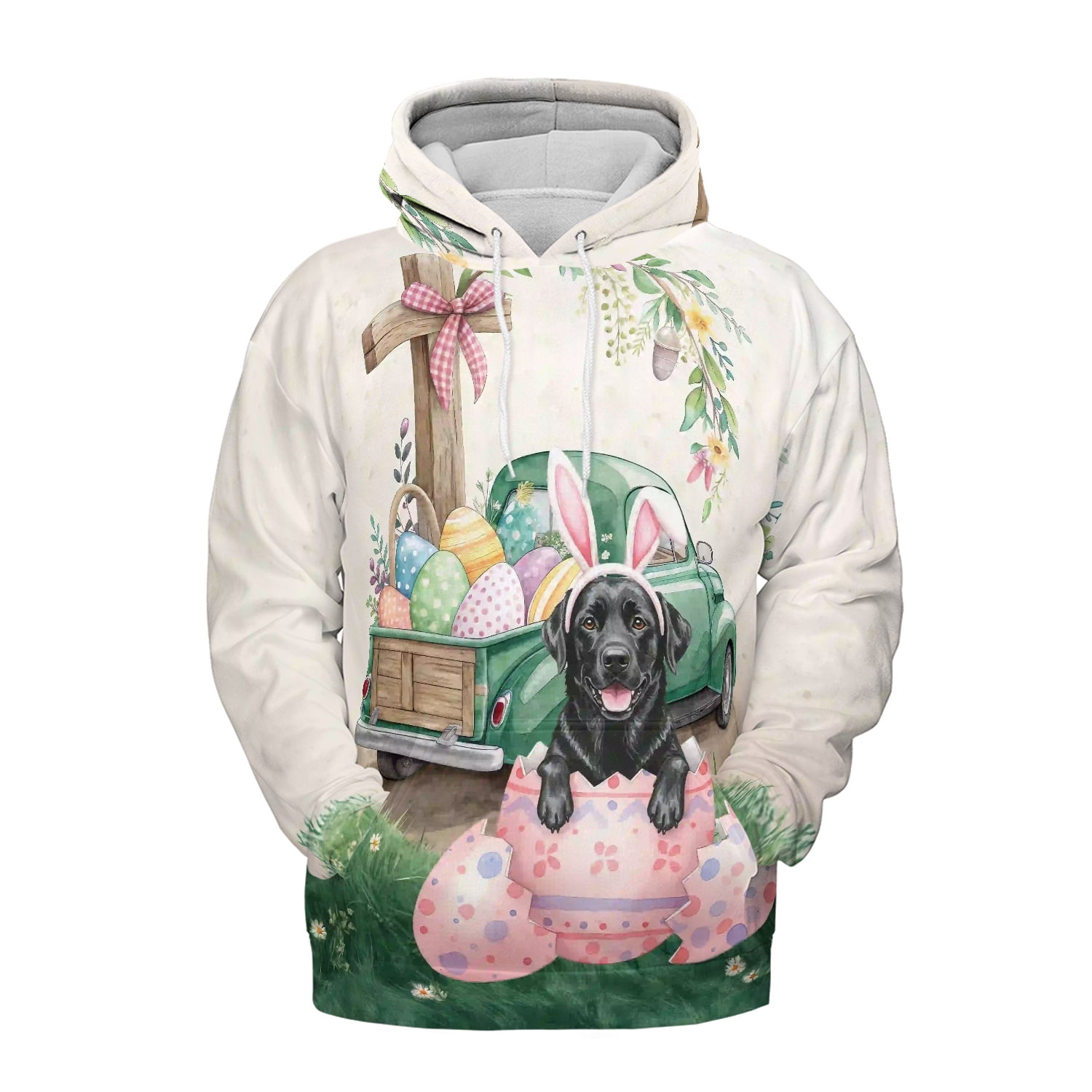 Easter Egg Labrador Retriever Bunny Ear Welcome Spring Truck All Over ...