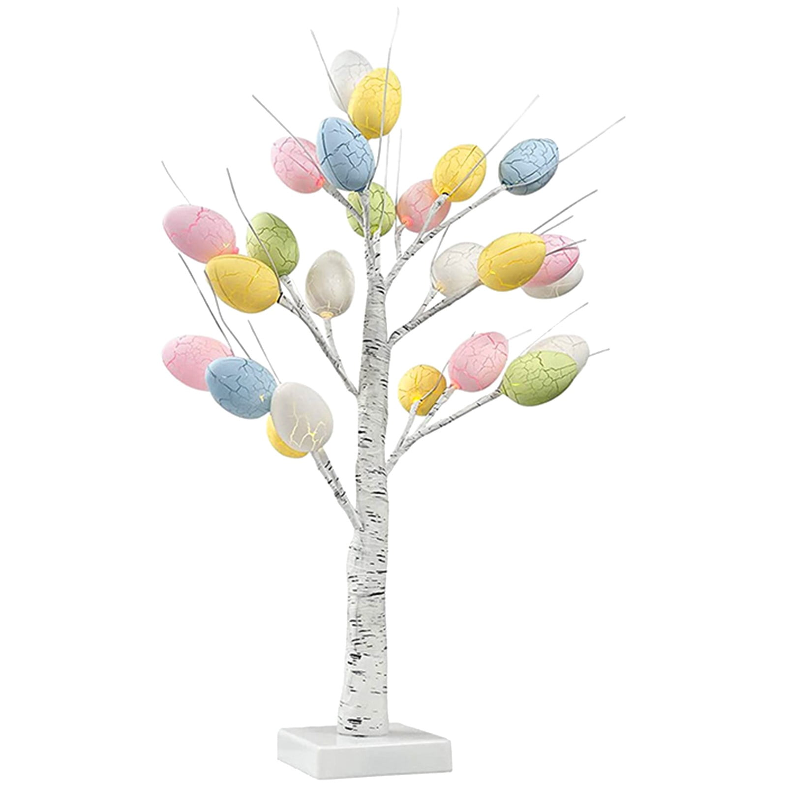 Easter Egg Led Light Tree Shaped- Easter Decorations Lighted Egg Tree ...