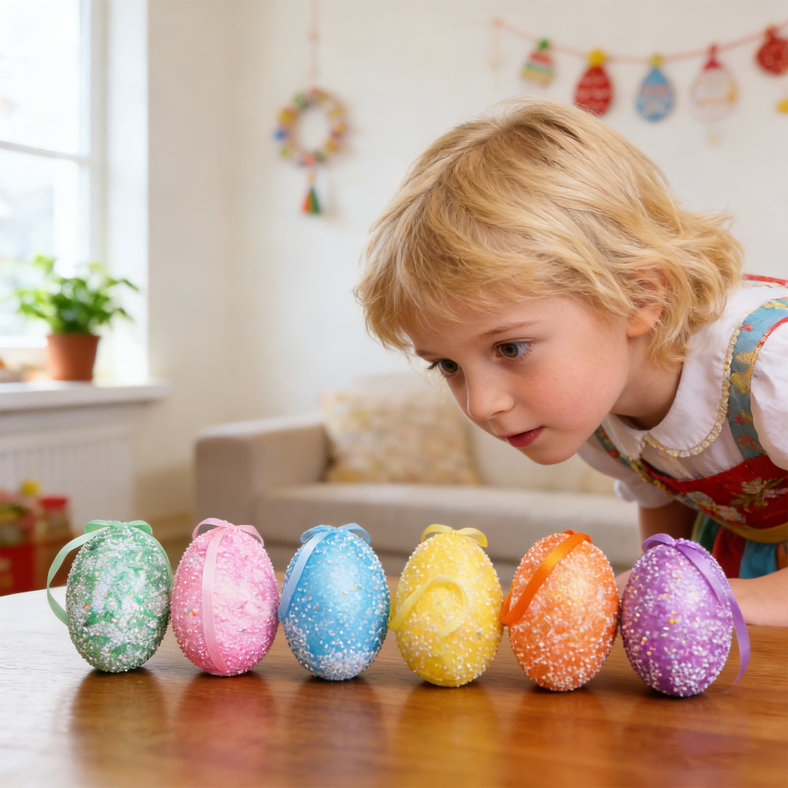 Easter Egg Set Easter Egg Festive Scene Decorations A For Easter Theme ...