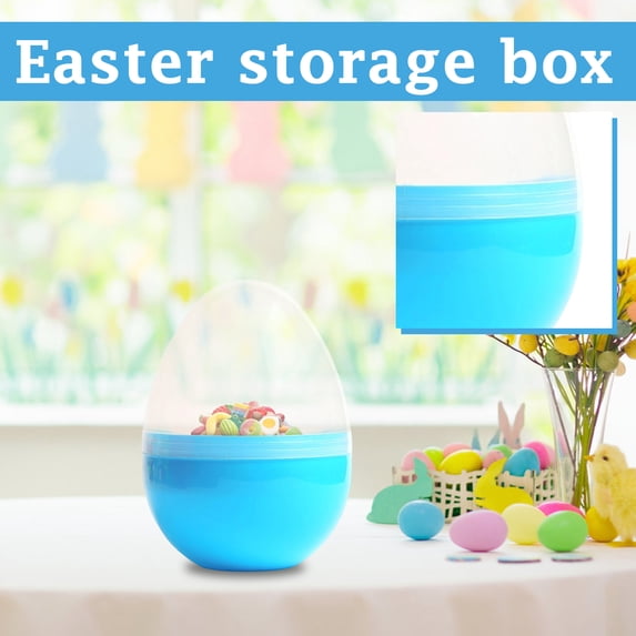 Easter Egg Shaped Stackable Storage Box 30Cm Size Organizer For Candy ...