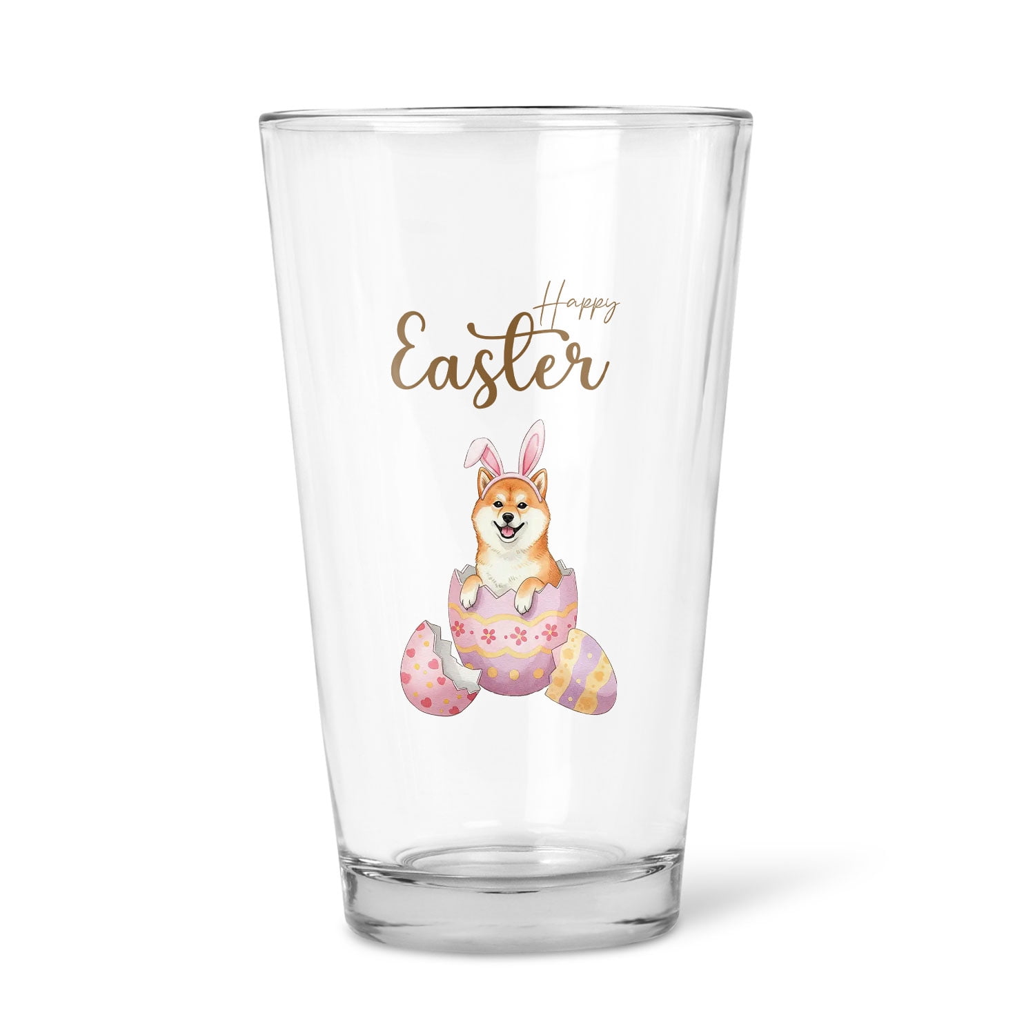 Easter Egg Shiba Inu Bunny Ear Welcome Spring Truck 16oz Pint Beer ...