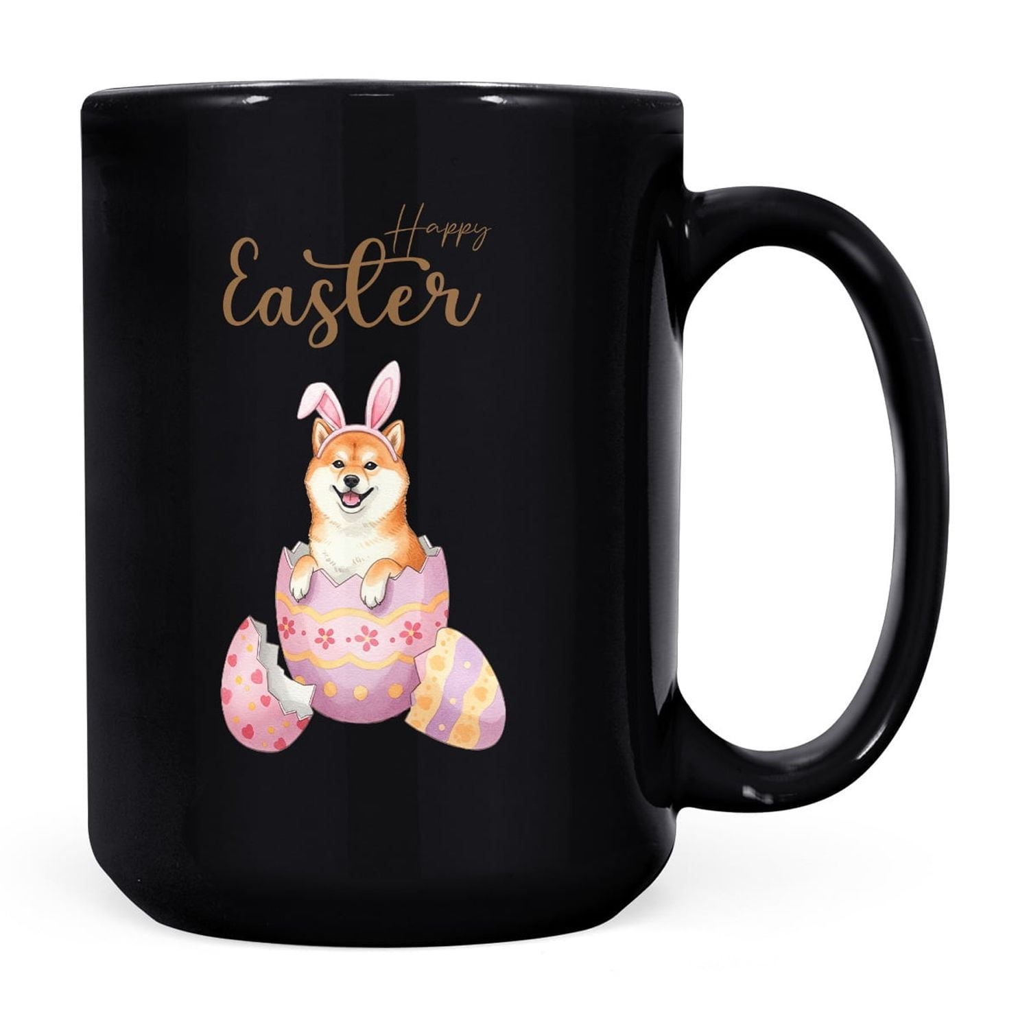 Easter Egg Shiba Inu Bunny Ear Welcome Spring Truck Mug Shibas Dog ...