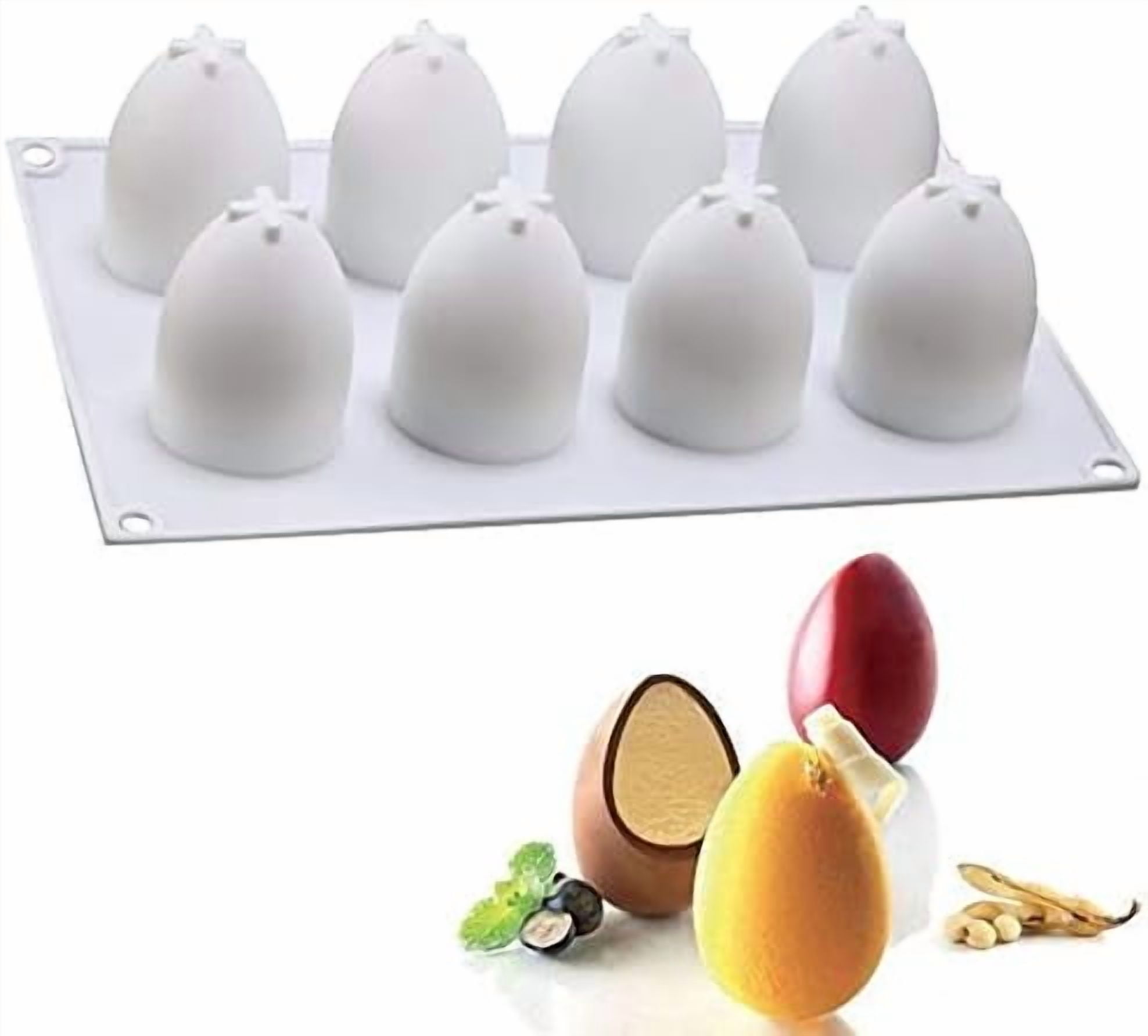 Easter Egg Silicone Mold for Baking Chocolate Easter Eggs, Mousse Cake ...