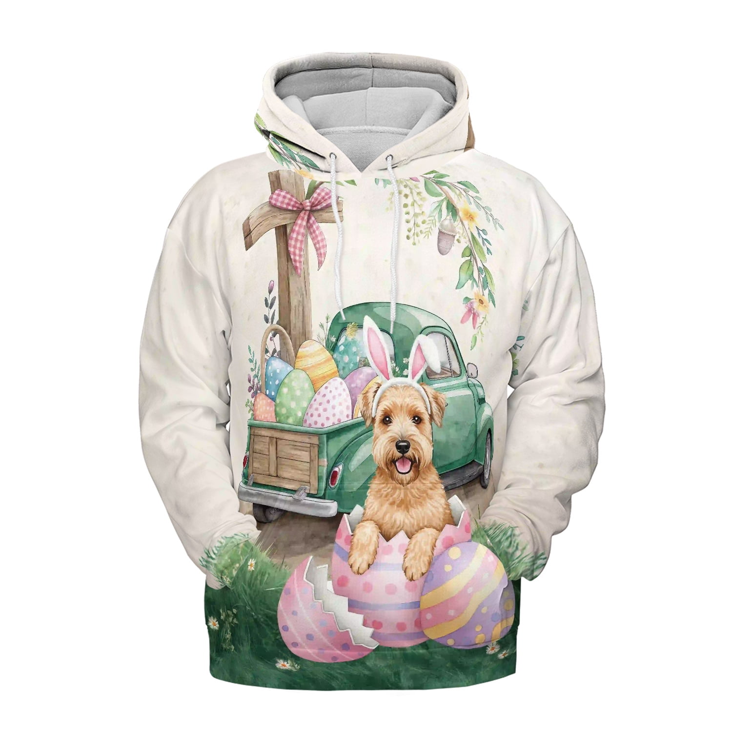Easter Egg Soft Coated Wheaten Terrier Bunny Ear Welcome Spring Truck ...