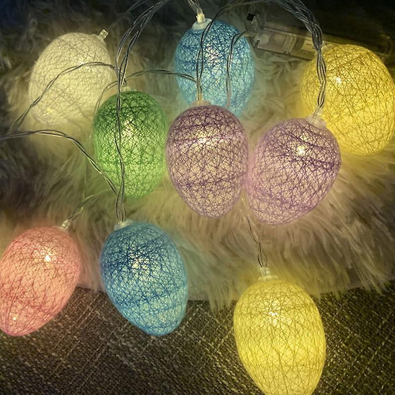 Easter Egg String Lights - 1.5m 10 Led Easter Egg String Lights ...