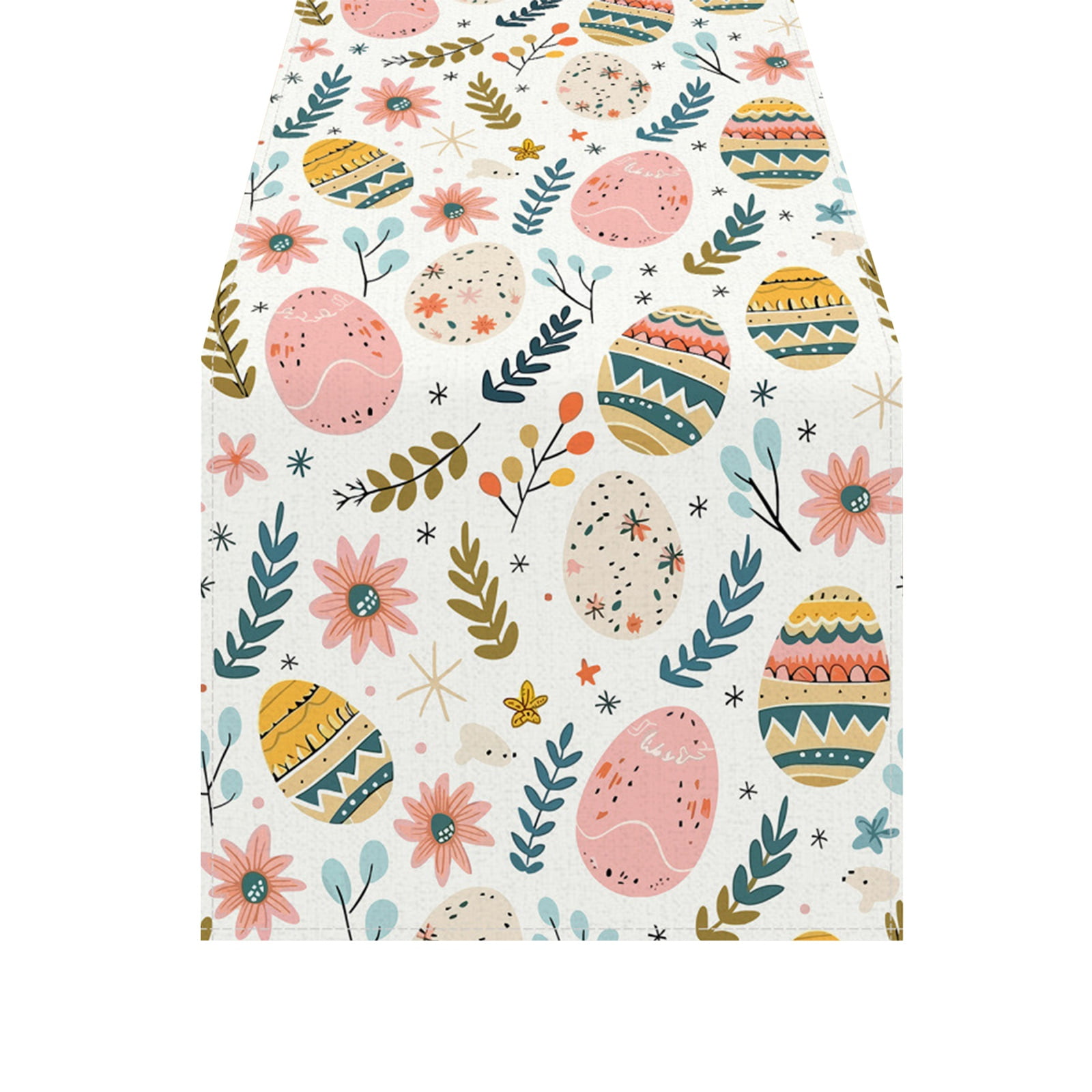 Easter Egg Table Runner Easter Spring Decorations Easter Table Runner ...