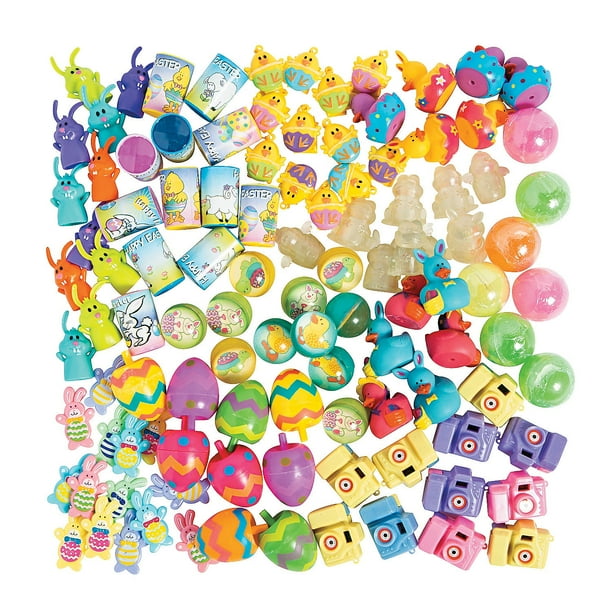 Easter Egg Toy Filler Assortment - Toys - 150 Pieces - Walmart.com