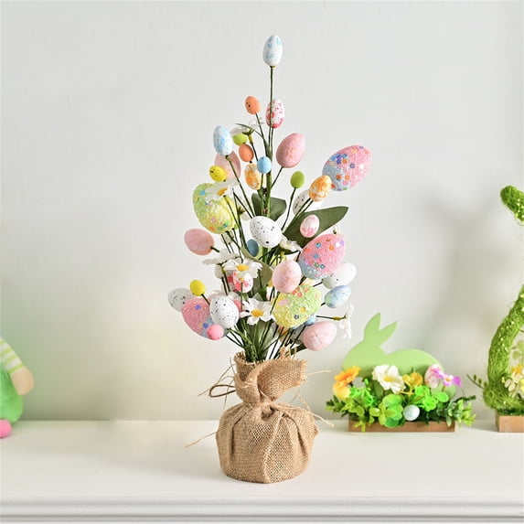 Easter Egg Tulip Tree Ornament - Creative Design | Home Party Desktop ...