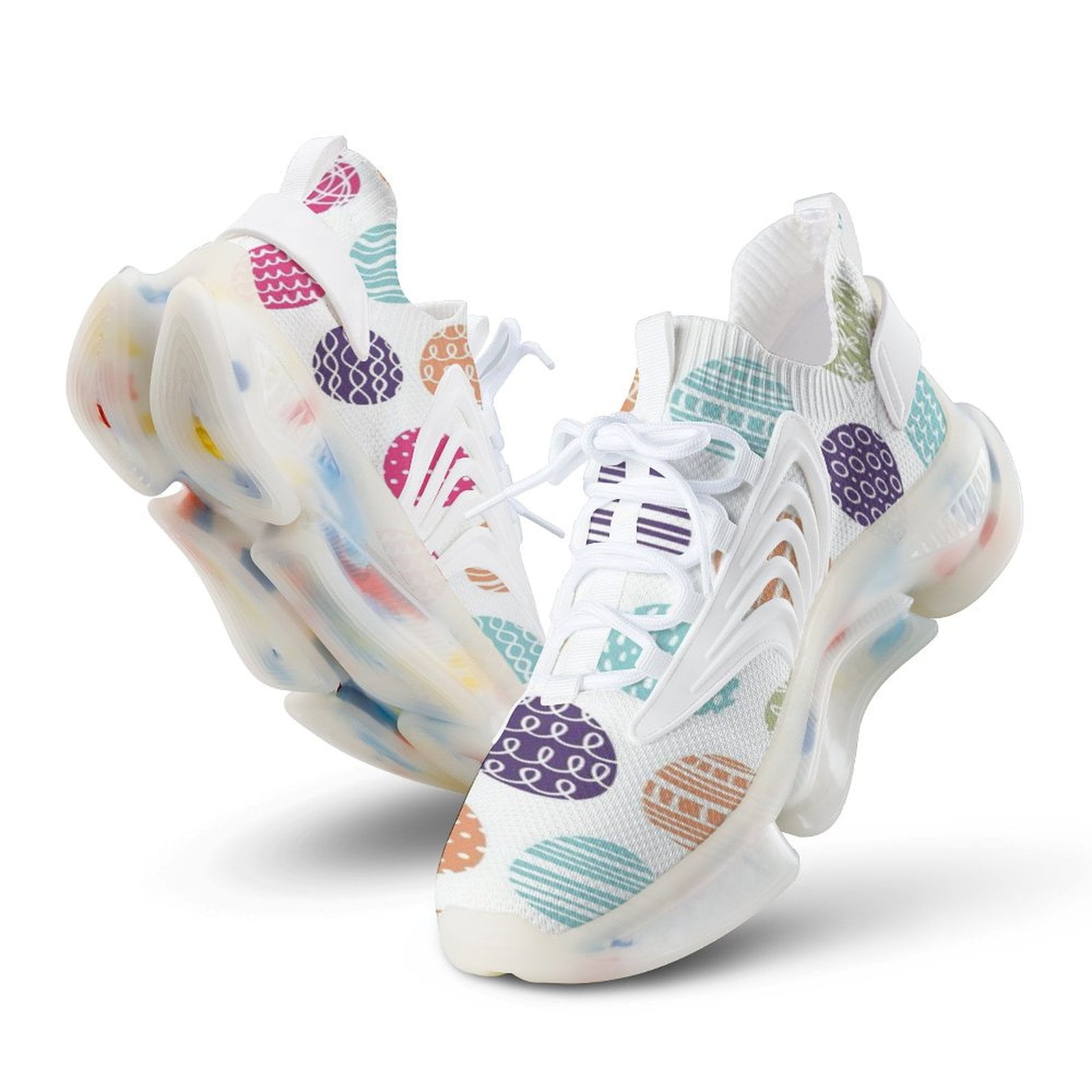 Easter Egg Walking Shoes for Men Woman Lightweight Tennis Fashion ...