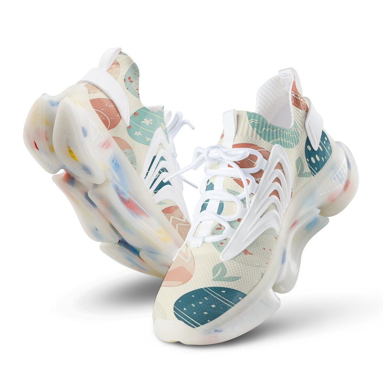 Easter Egg Walking Shoes for Men Woman Lightweight Tennis Fashion ...