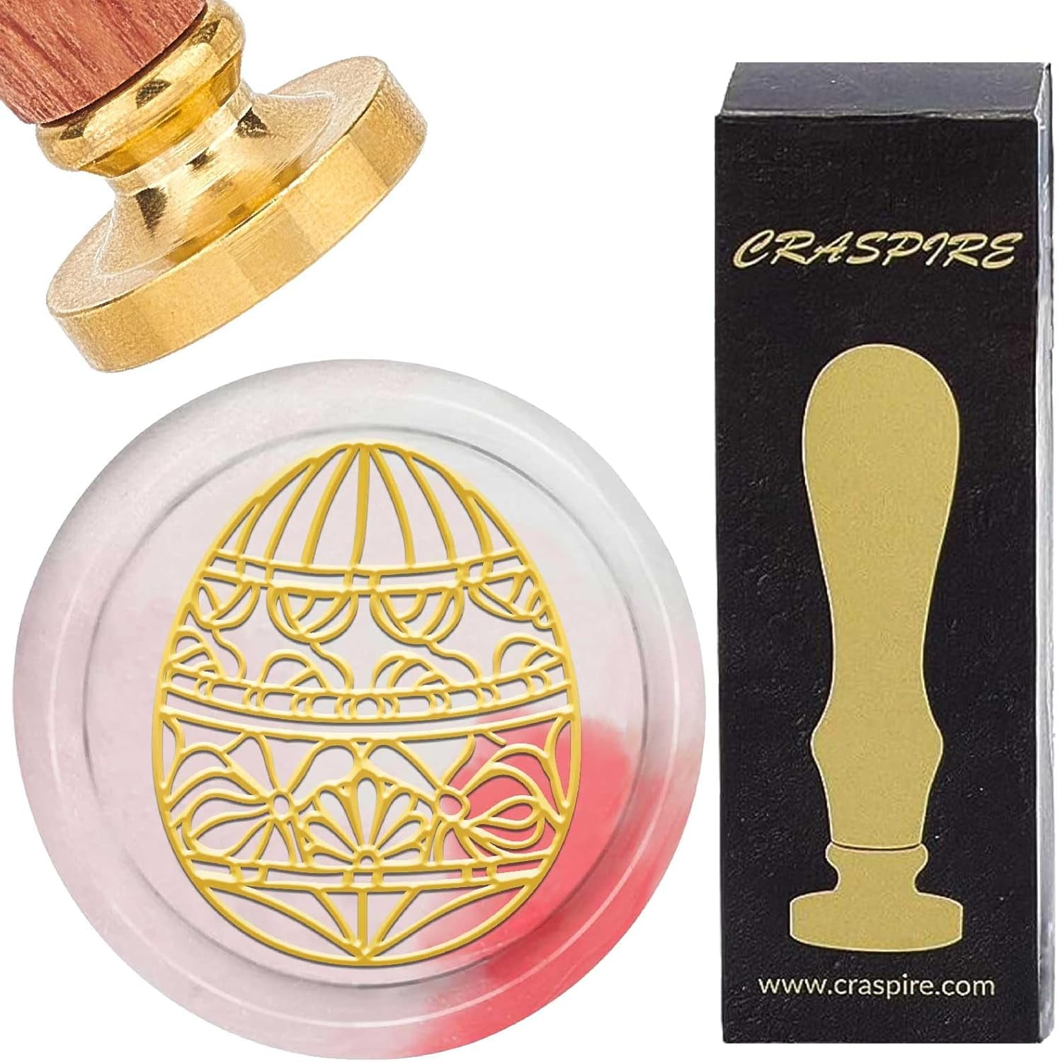 Easter Egg Wax Seal Stamp Wax Stamper 30mm Vintage Removable Brass ...