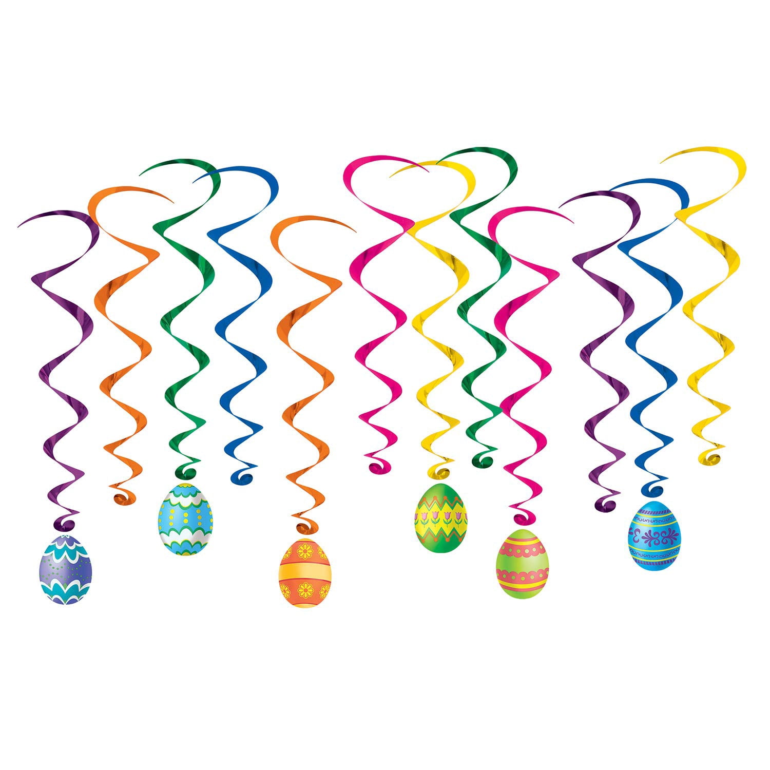 Easter Egg Whirls Hanging Decoration - Walmart.com