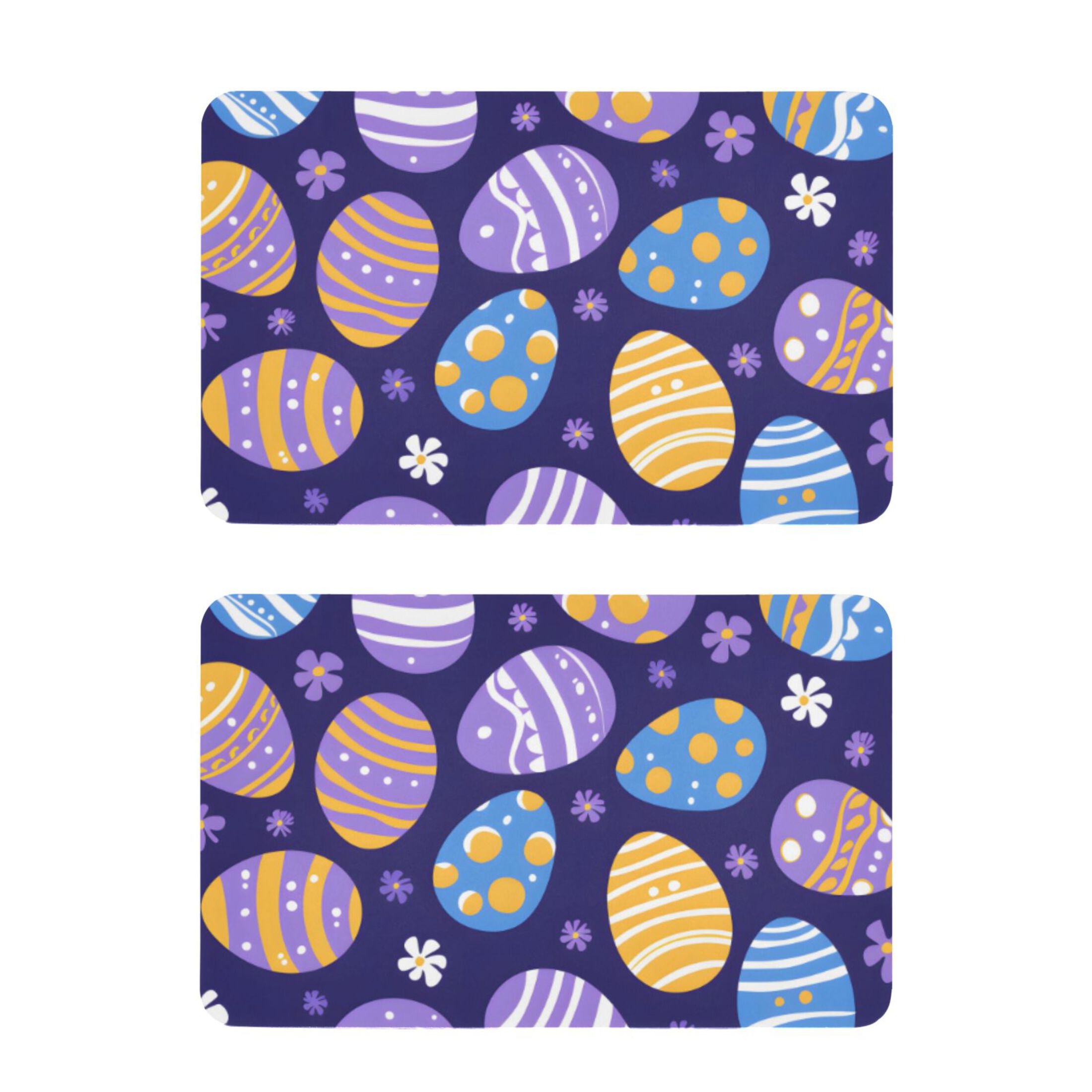 Easter Egg and Snow Refrigerator Magnet Stickers Square Fridge Magnetic ...