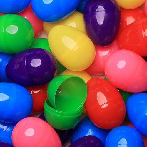 Easter Eggs 3” - 6 Colors Bright Fillable Easter Eggs – 12 pcs - Easter ...