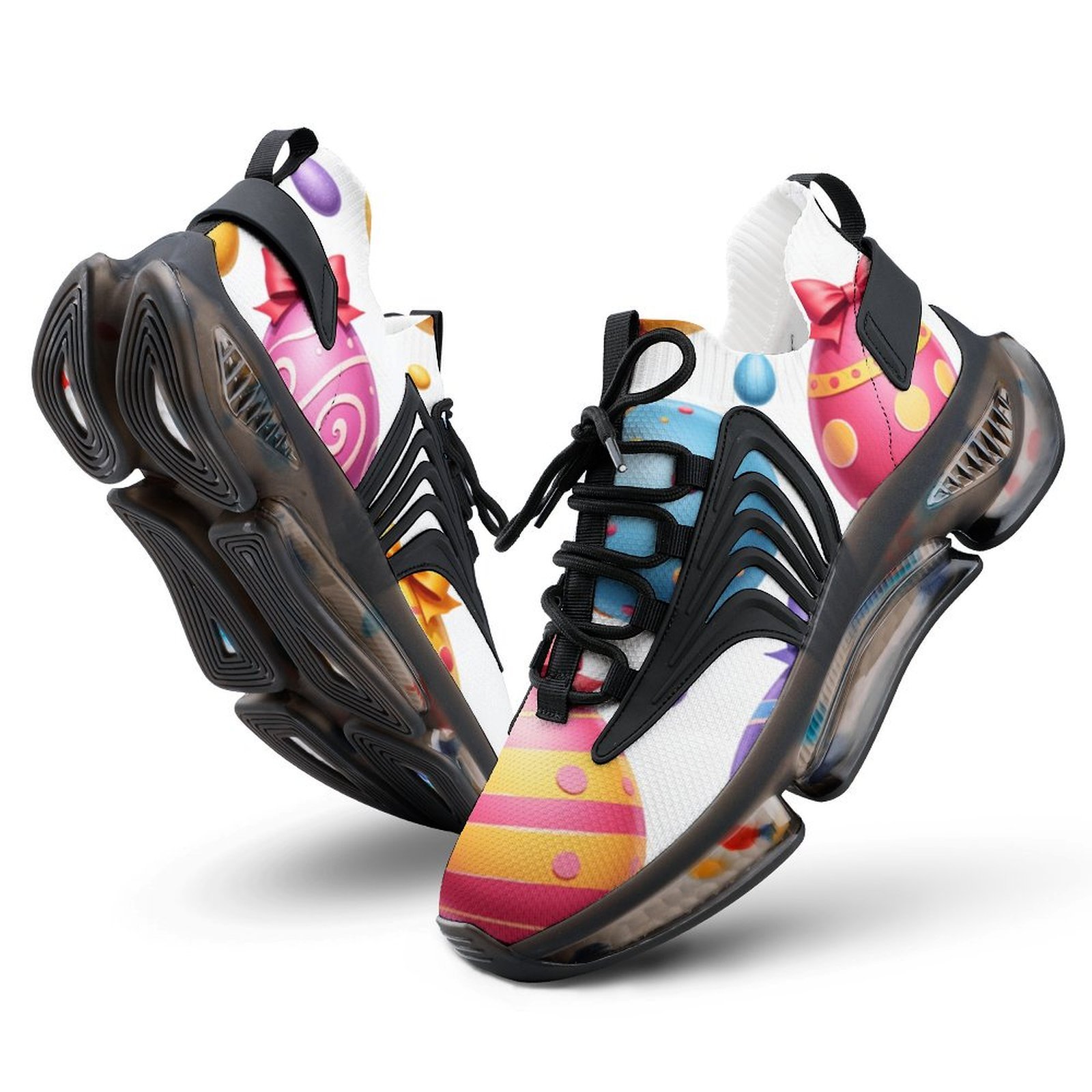 Easter Eggs Colorful And Festive Walking Shoes for Men Woman ...