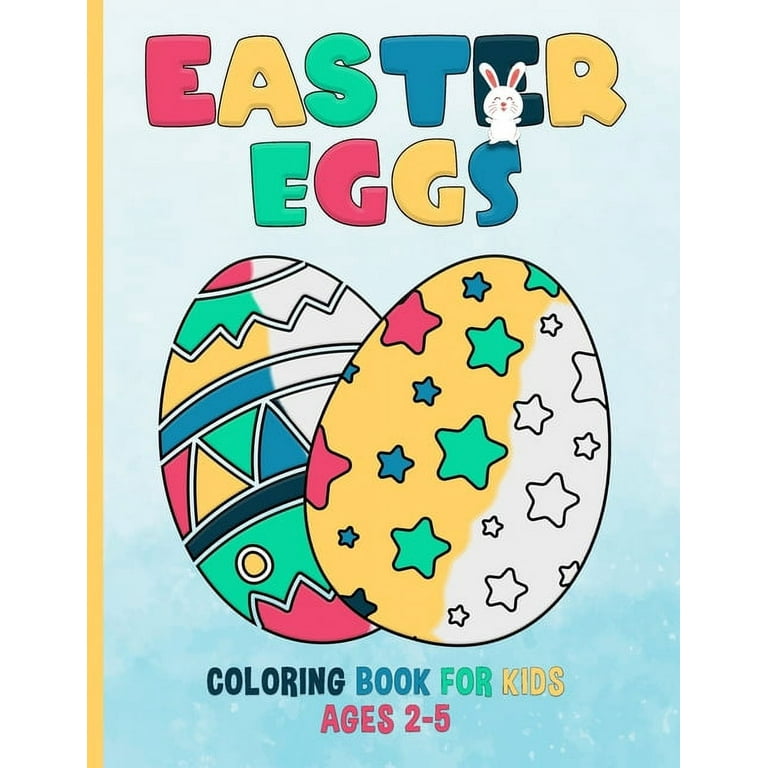 easter eggs coloring book