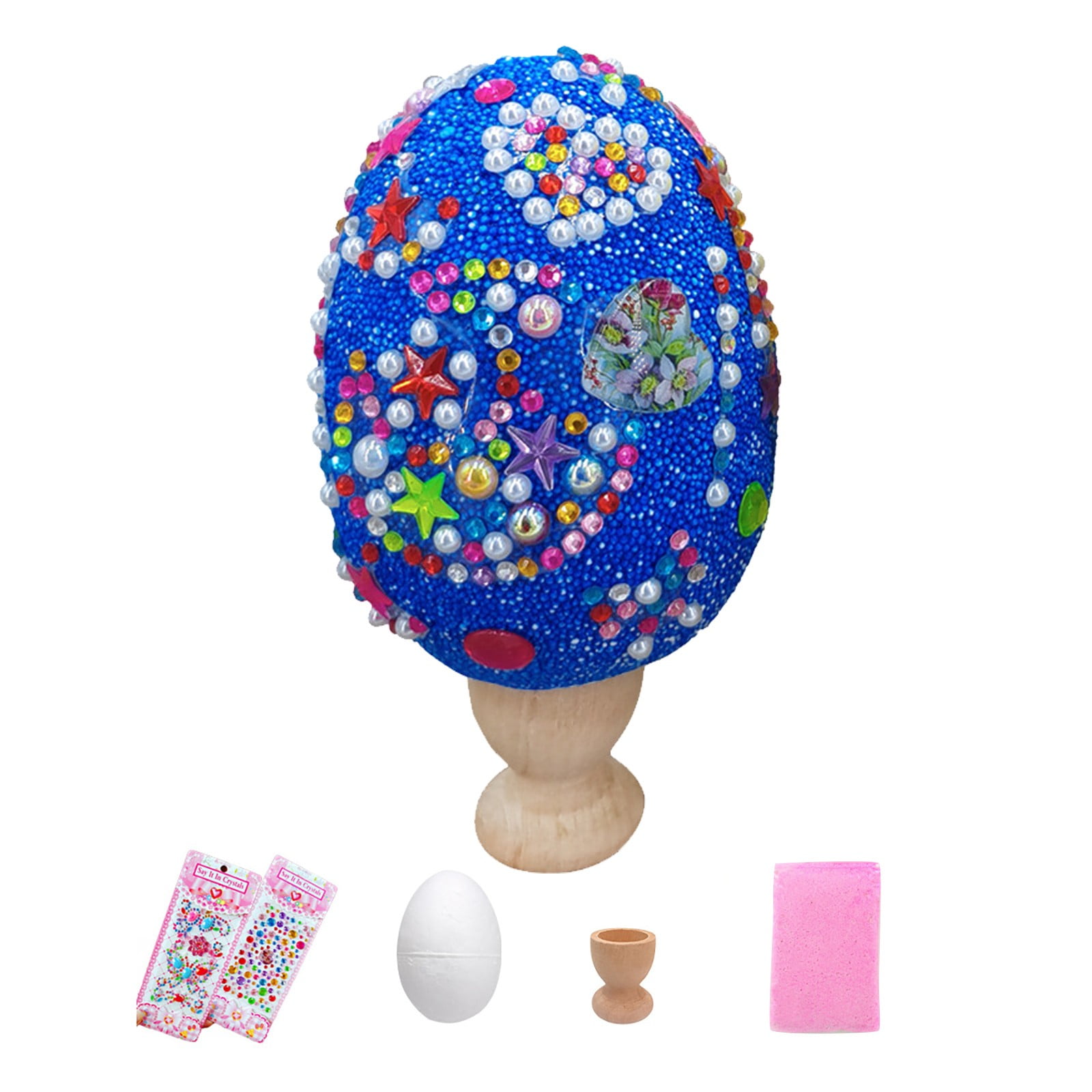 Easter Eggs Crafts for Kids DIY Painting Making Materials Easter Foam ...