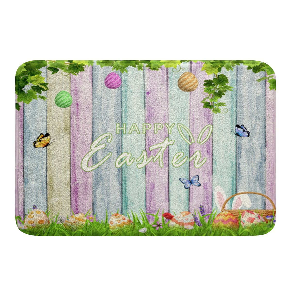 Easter Eggs Doormat Easter Decoration Rug for Boys Girls Happy Easter ...