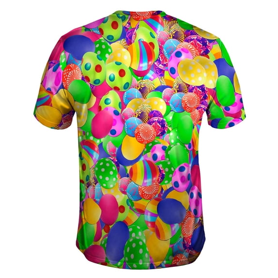 Easter Eggs Make Me Happy Mens T-Shirt All Over Print - Walmart.com