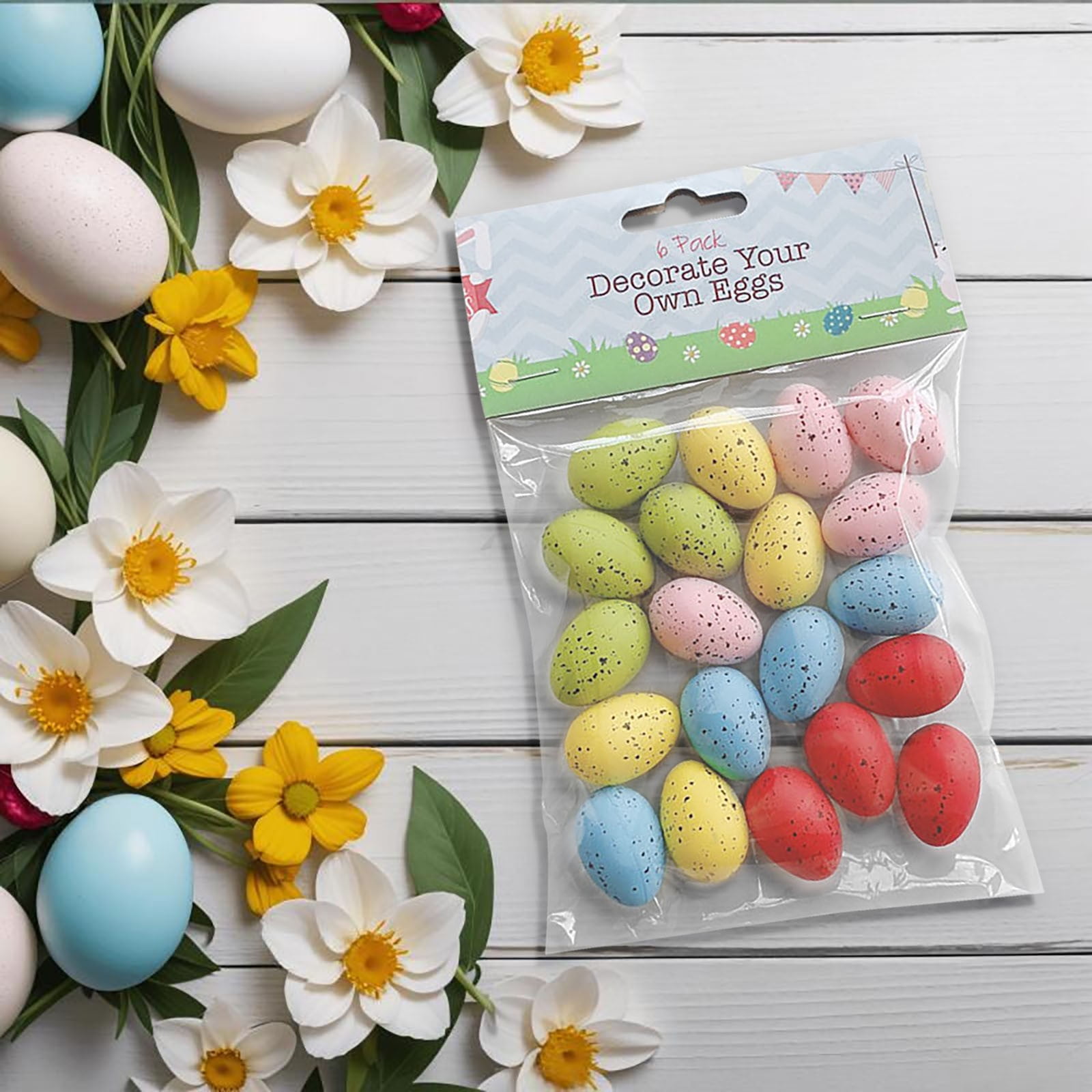 Easter Eggs Mini Pigeons Eggs DIY Wreath Decoration Spotted Easter Eggs ...