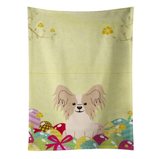 Easter Eggs Papillon Sable White Kitchen Towel - Walmart.com