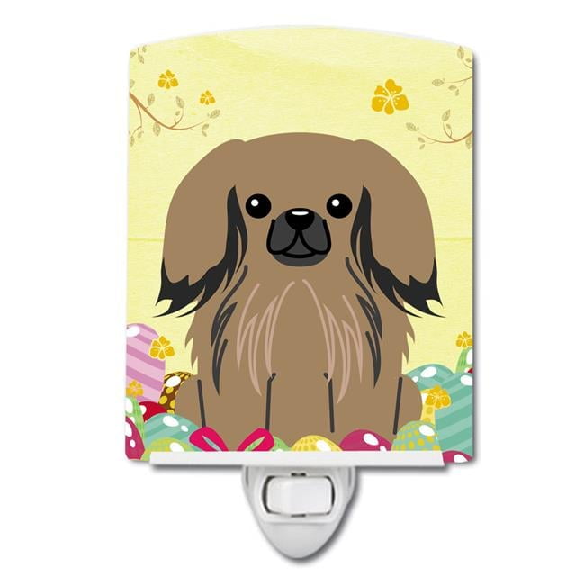 Easter Eggs Pekingnese Tan Ceramic Night Light - Walmart.com