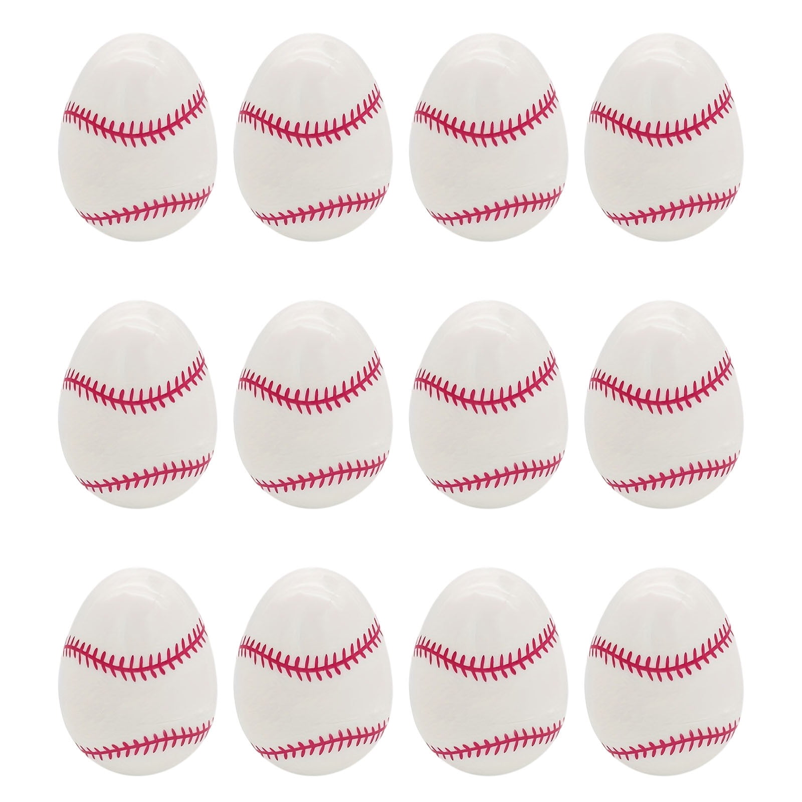 Easter Eggs Sports Balls 2.4in Plastic Baseball Fillable Easter Eggs ...