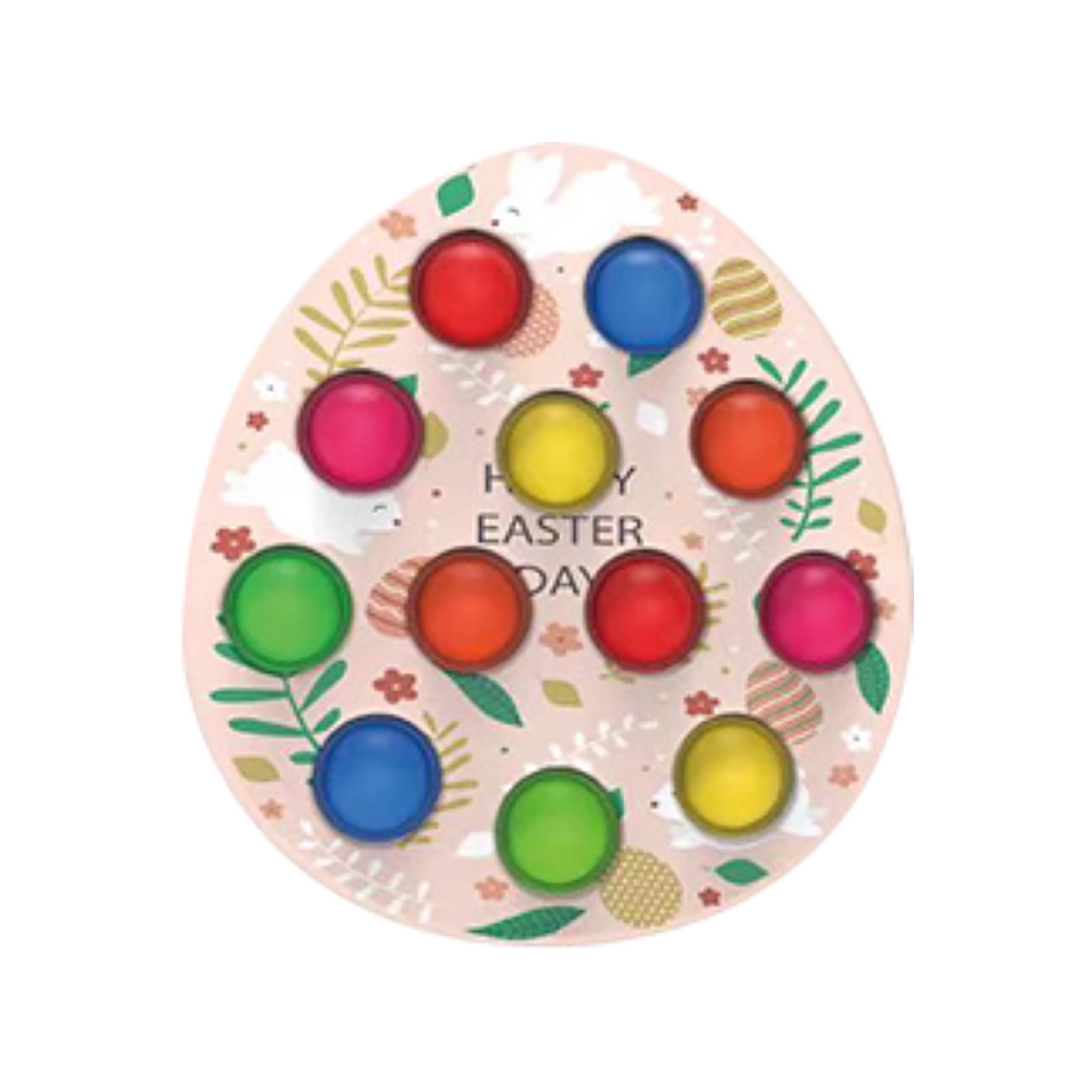 Easter Eggs Stuffed Easter Push Toy,Bubble Sensory Toys For Anxiety And ...