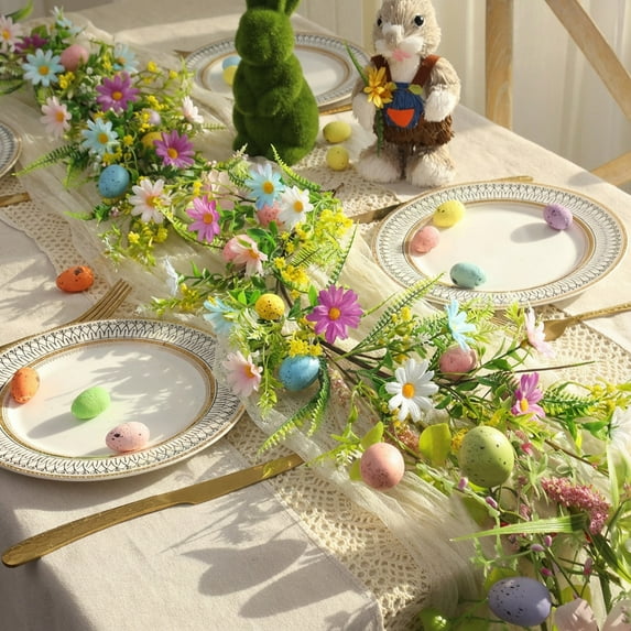 Easter Eggs Vines Door Decorations Spring Branches And Leaves Floral ...