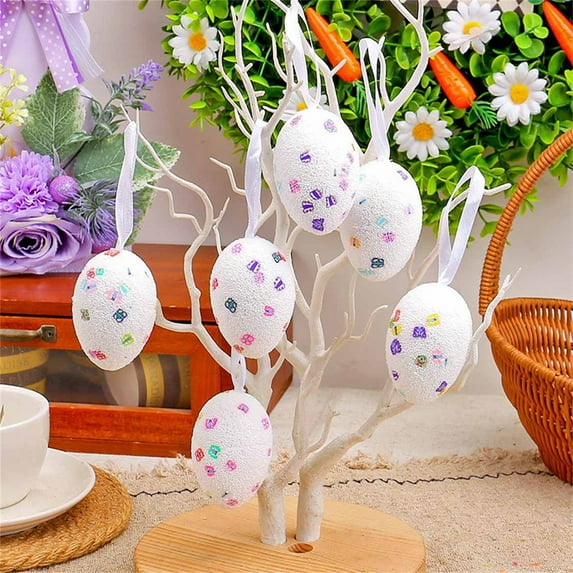 Easter Eggs for Decorations & Hunting - Assorted Color Plastic Eggs for ...