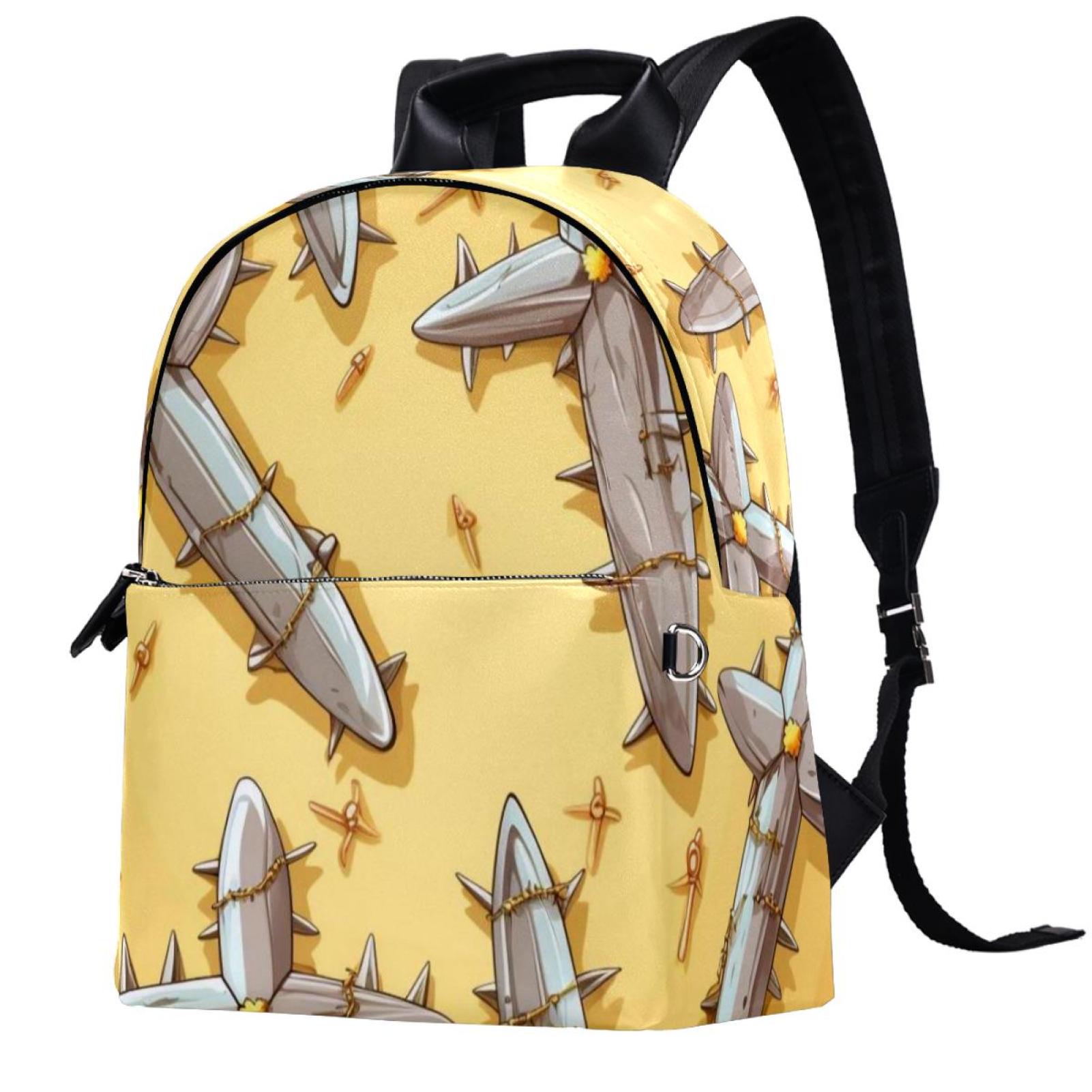 Easter Elegant Leather Backpack with Adjustable Shoulder Straps, Large ...