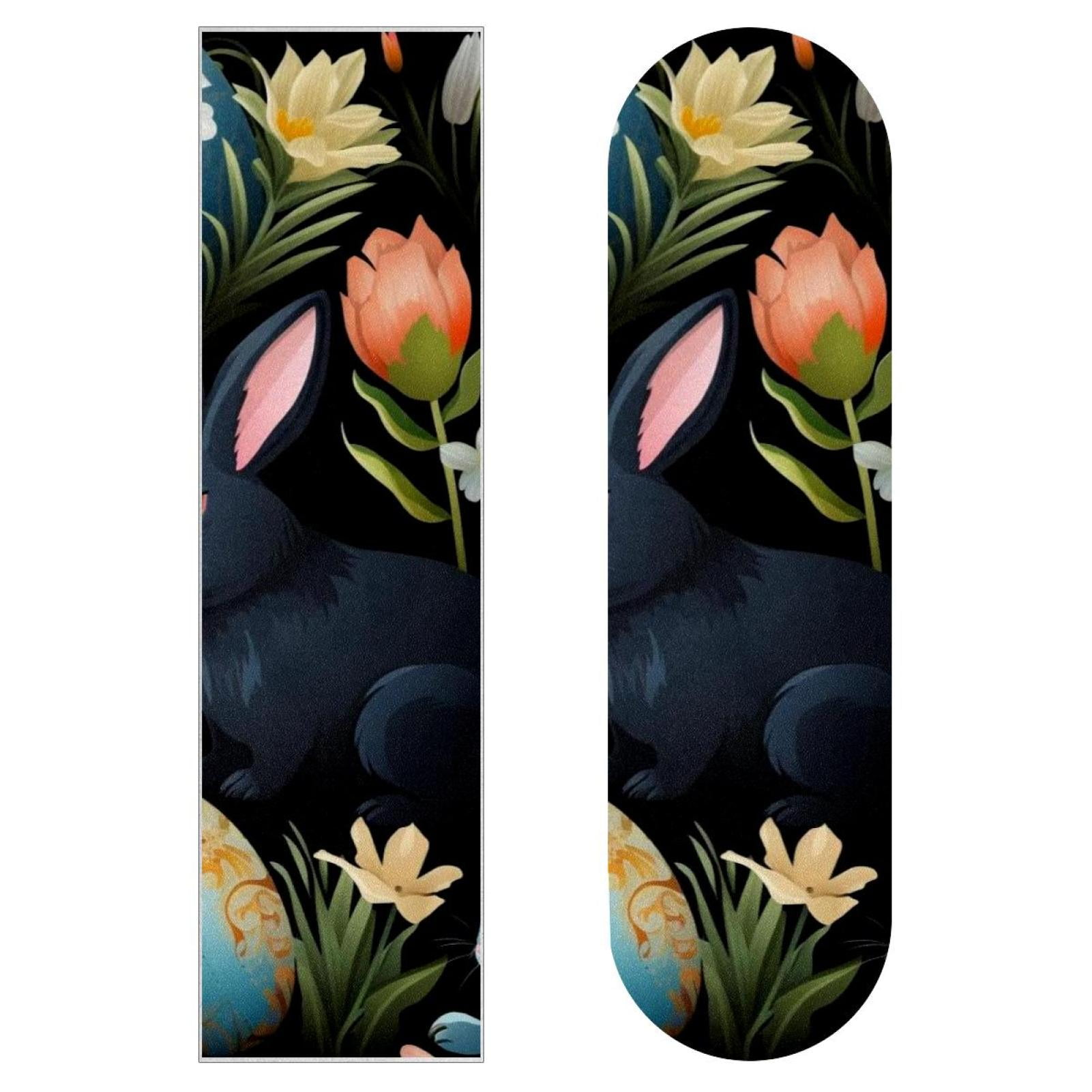 Easter Emery Surface Skateboard Stickers Pack of 2 - PVC Back Material ...