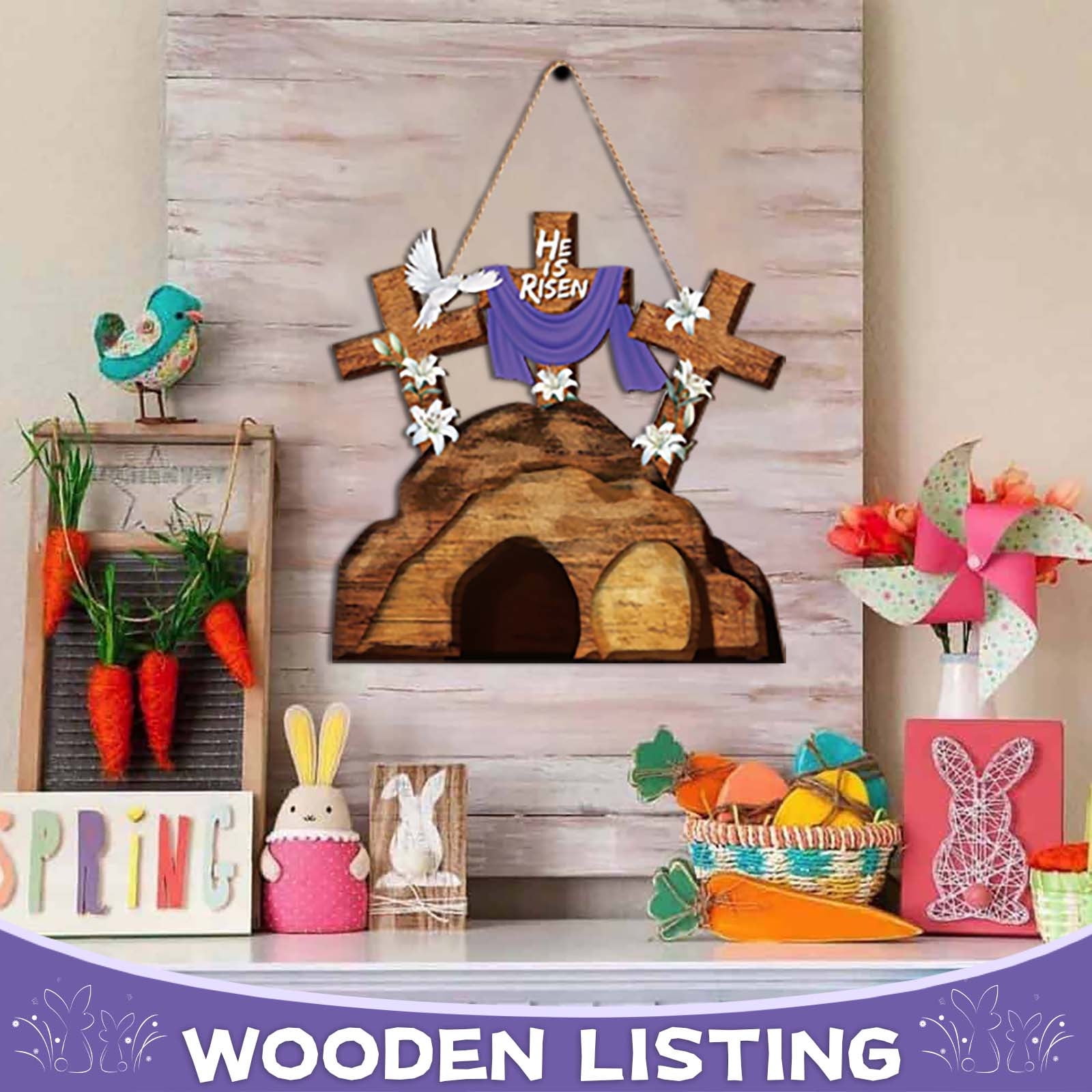 Easter Empty Tomb Decorations, 8 Inch Decorations Religious Jesus Tomb ...