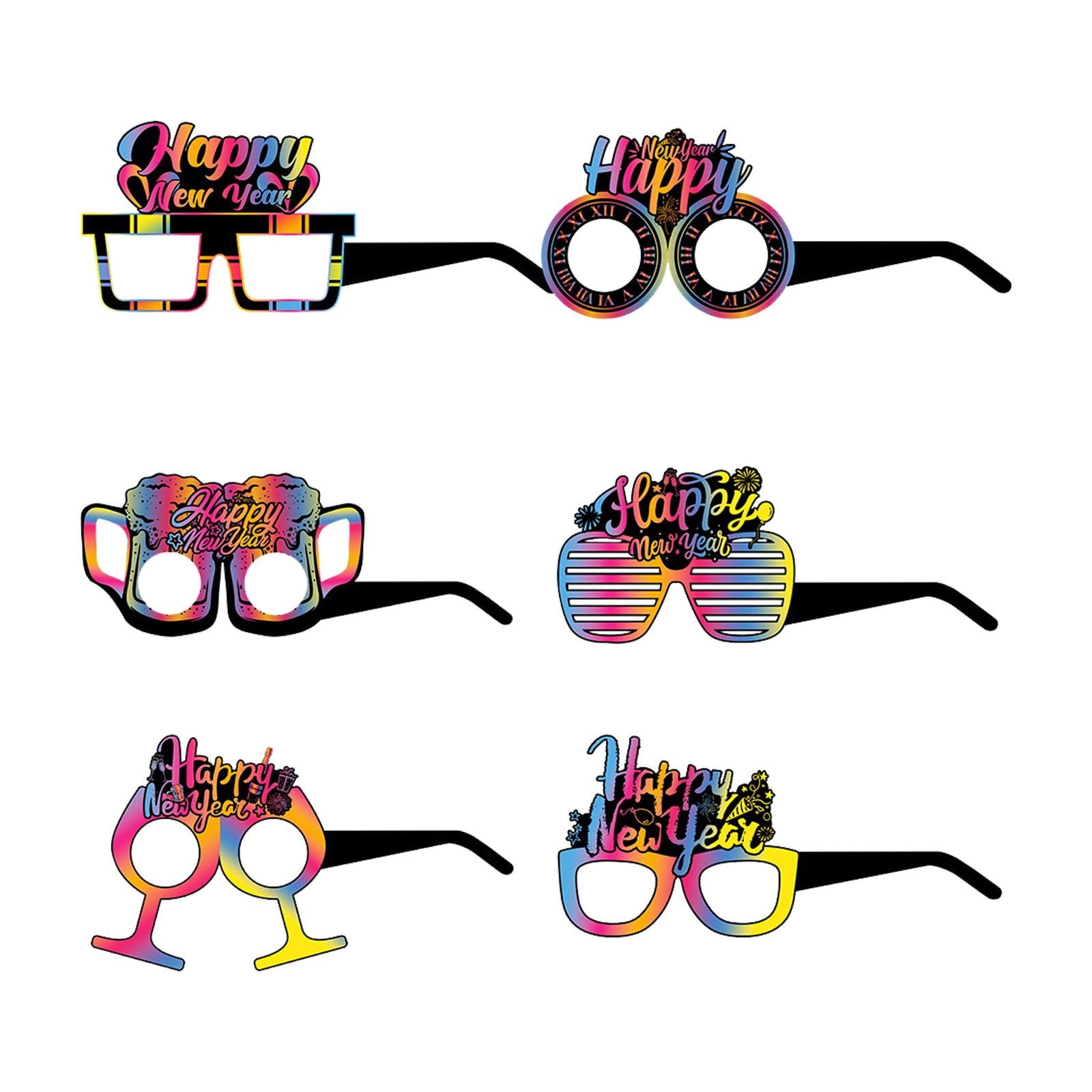 Easter Event & Party - Neamou New Year Eyeglasses 6X Portable Paper ...