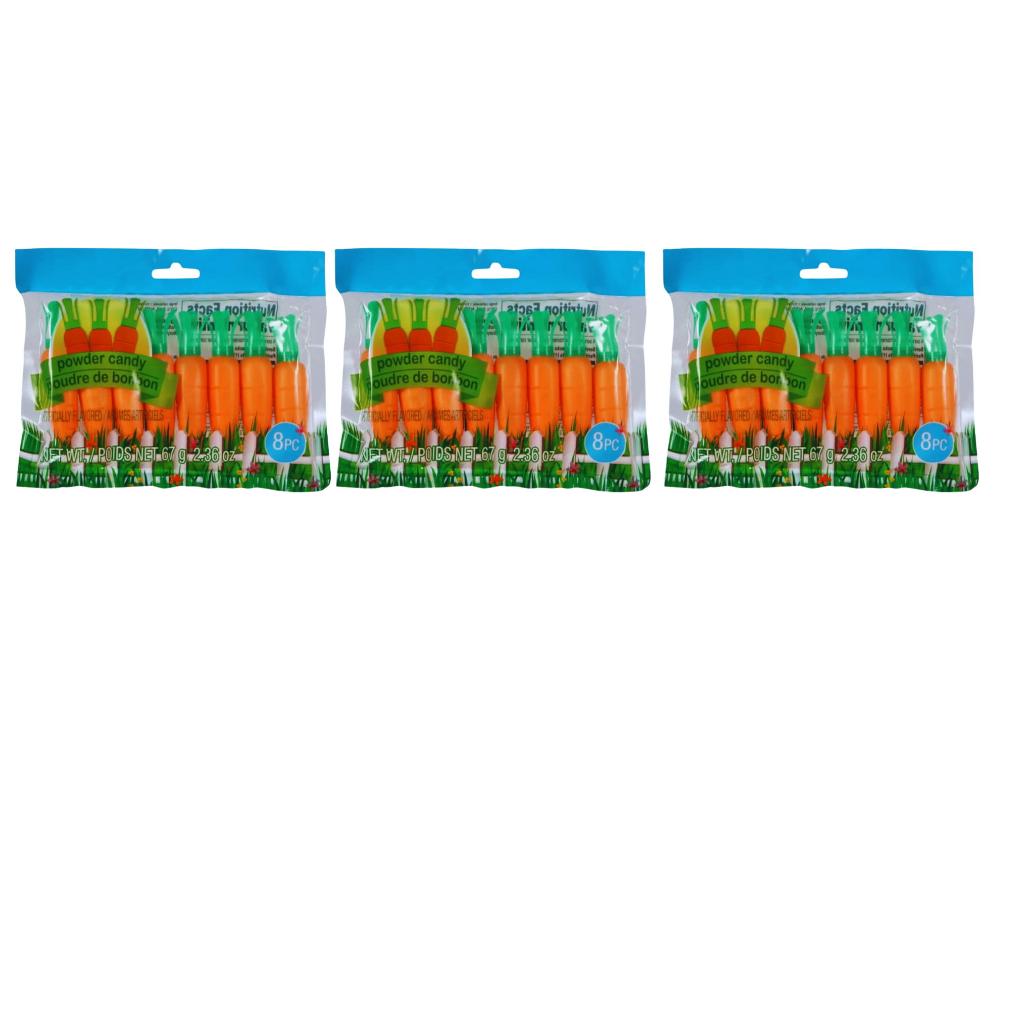 Easter FSSTAM Carrot Shaped Powder Candy Containers Easter Party Favors ...