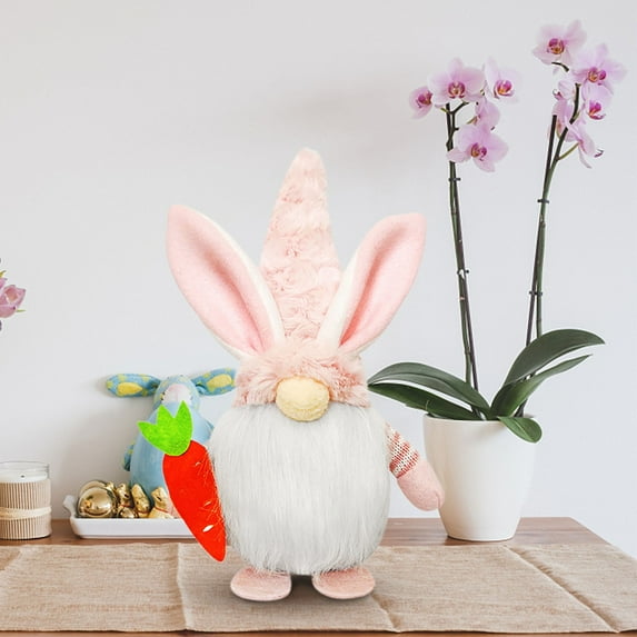 Easter Faceless Dwarf Bunny Doll Decoration Cloth Gnome Spring Holiday ...