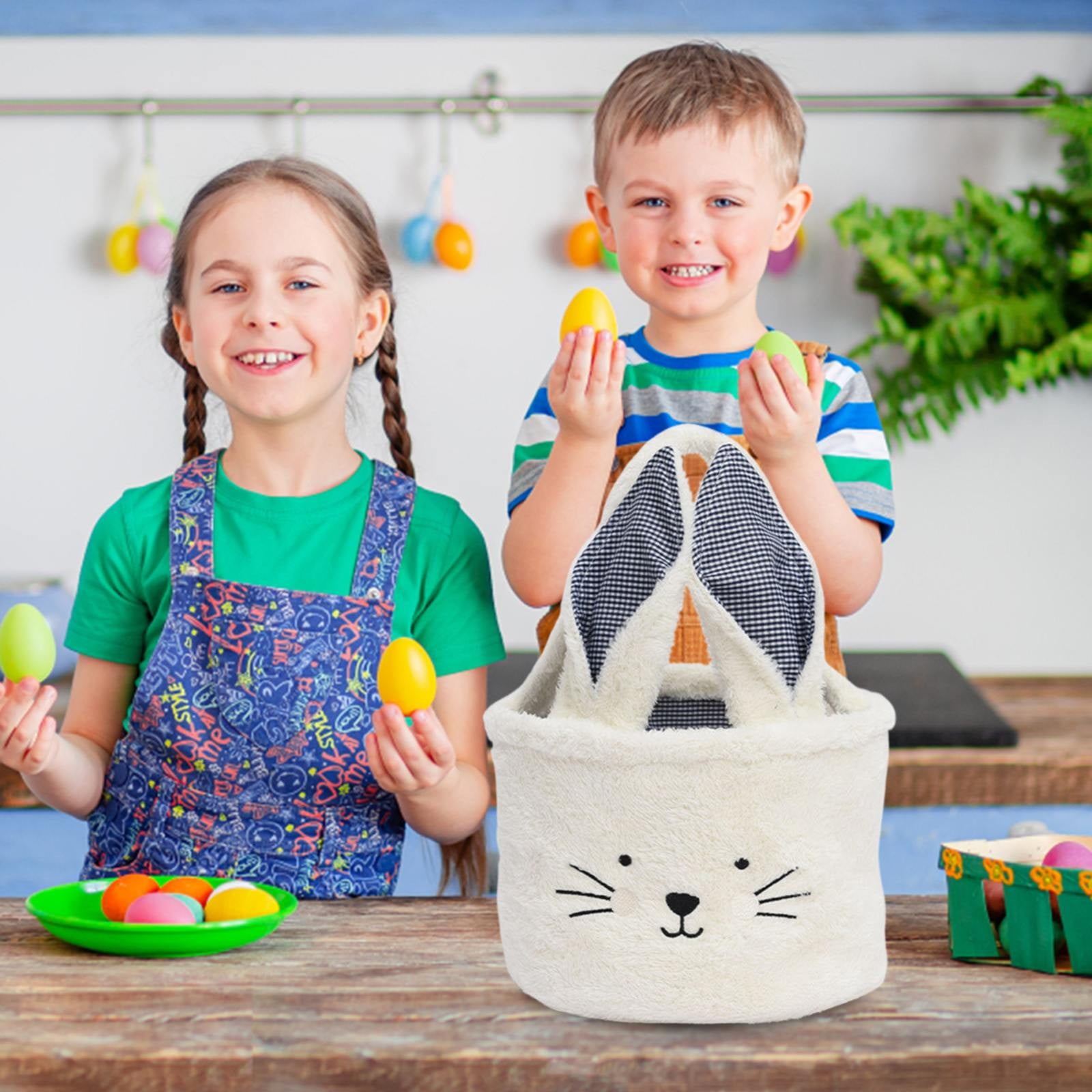 Easter Festival Party Supplies Portable Storage Bow Basket Basket ...