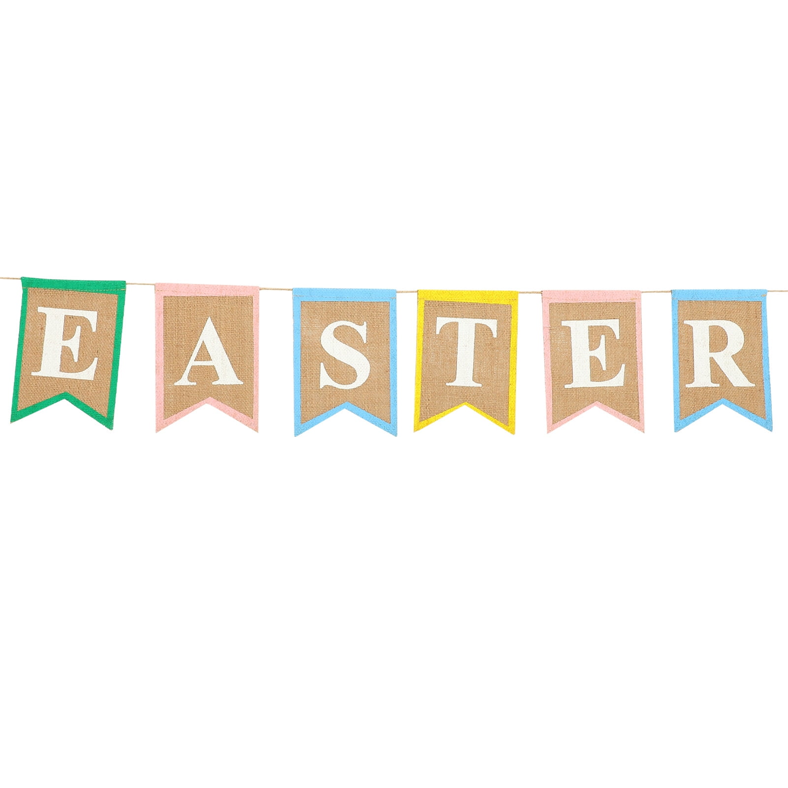 Easter Flag Banner Decoration Decorative Bunting Party European and ...