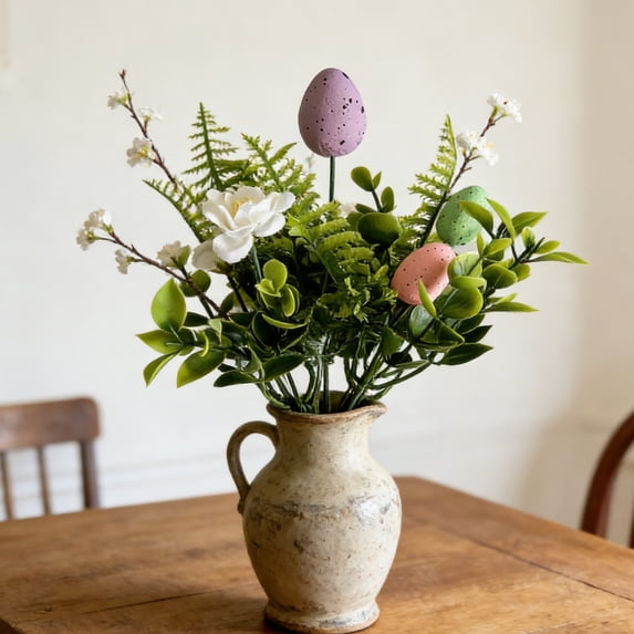Easter Floral Arrangement,Party Decor,Simulated Foam Egg Green ...