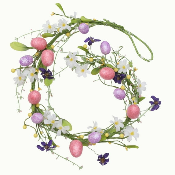Easter Floral Front Door Wreath for DIY Holiday Decoration and Home ...