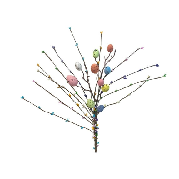 Easter Flower Easter Colorful Egg Berries Decorations Spring Flower Egg ...