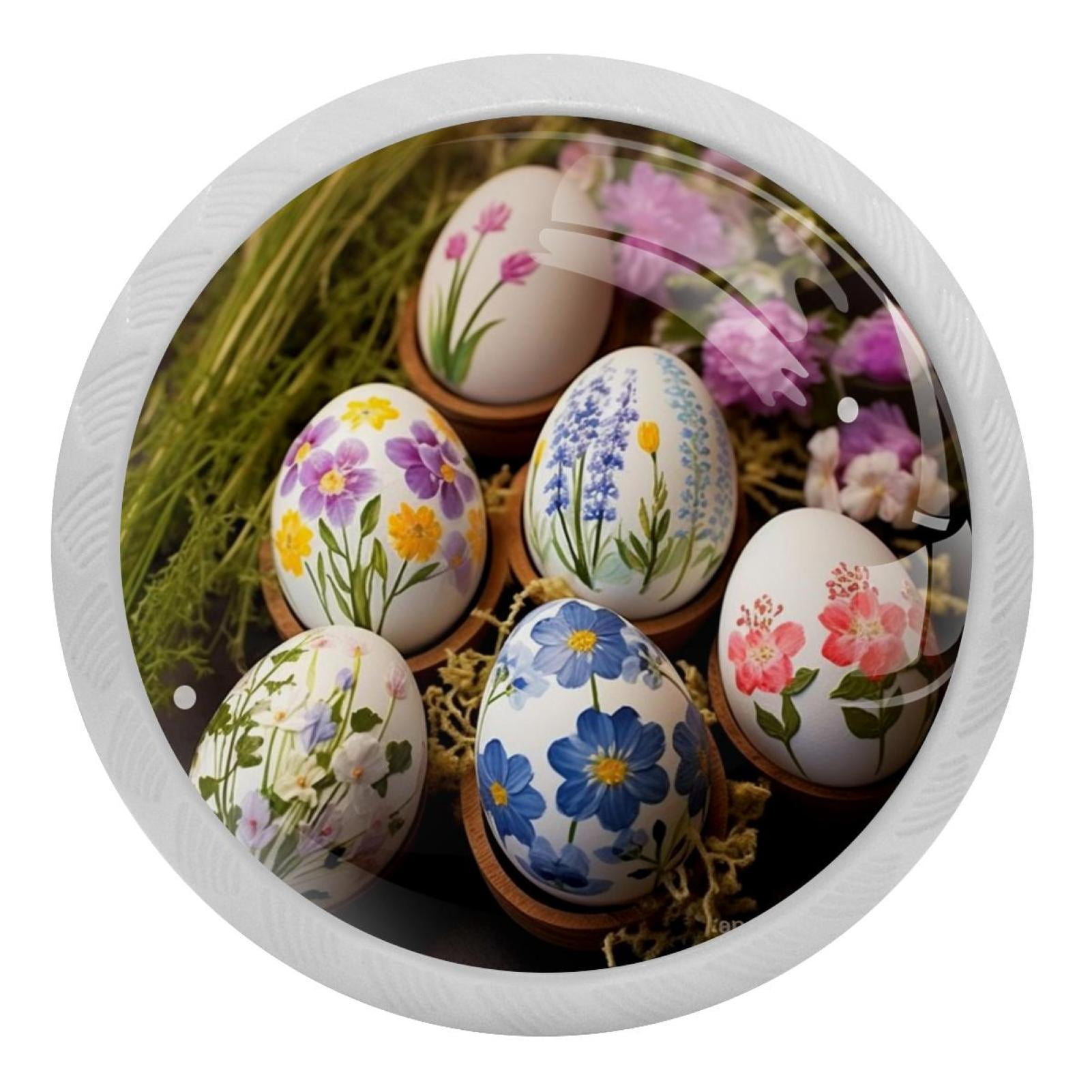 Easter Fluorescent Drawer Pulls 4-Pack: Glow-in-the-Dark Round Cabinet ...