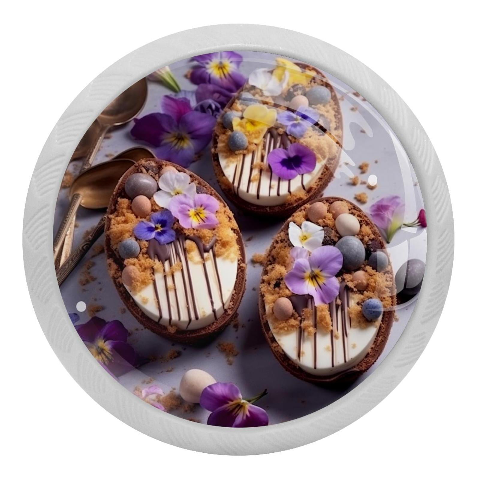 Easter Fluorescent Drawer Pulls - Round 4-Pack Glow-in-the-Dark Knobs ...