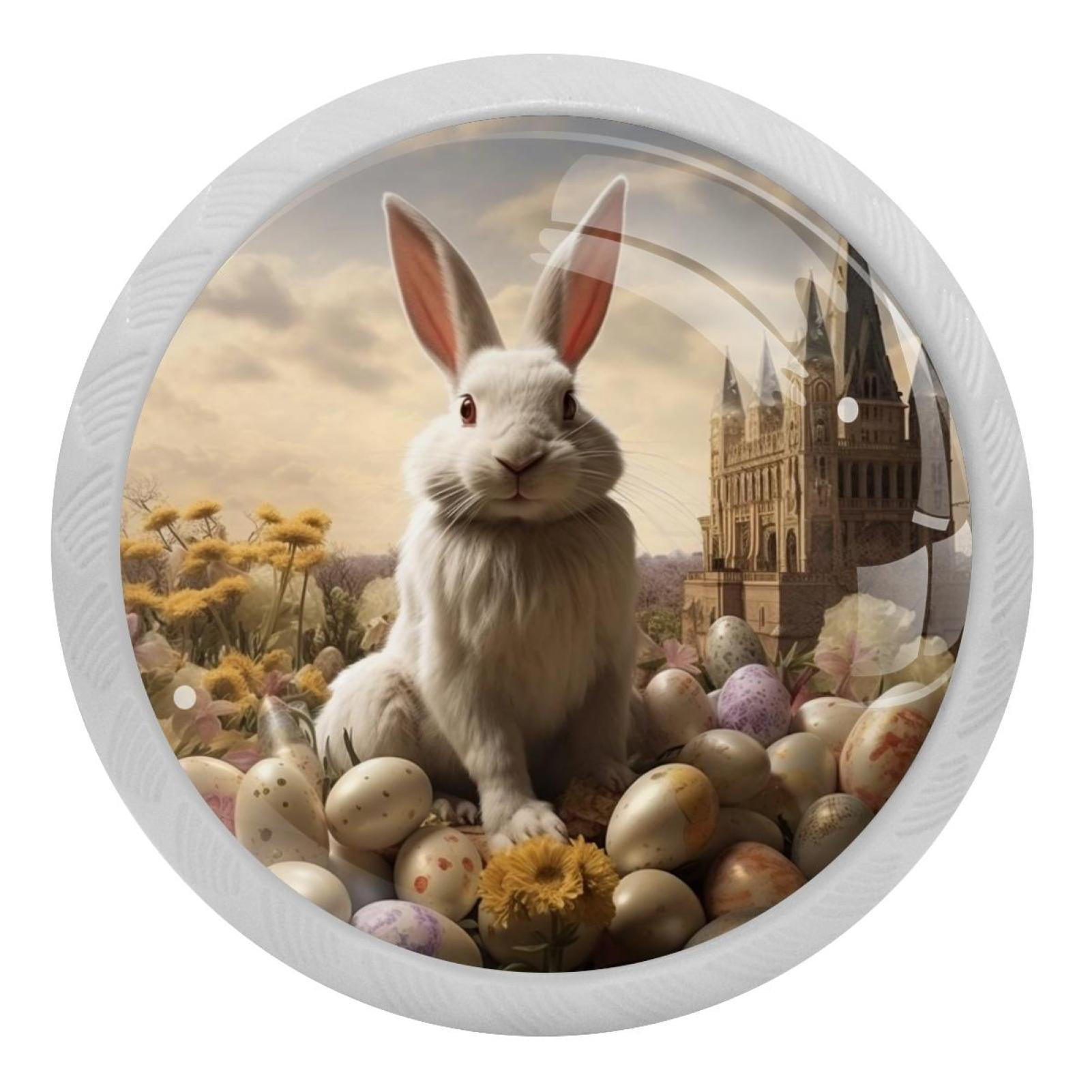 Easter Fluorescent Drawer Pulls - Round 4-Pack Glow-in-the-Dark Knobs ...