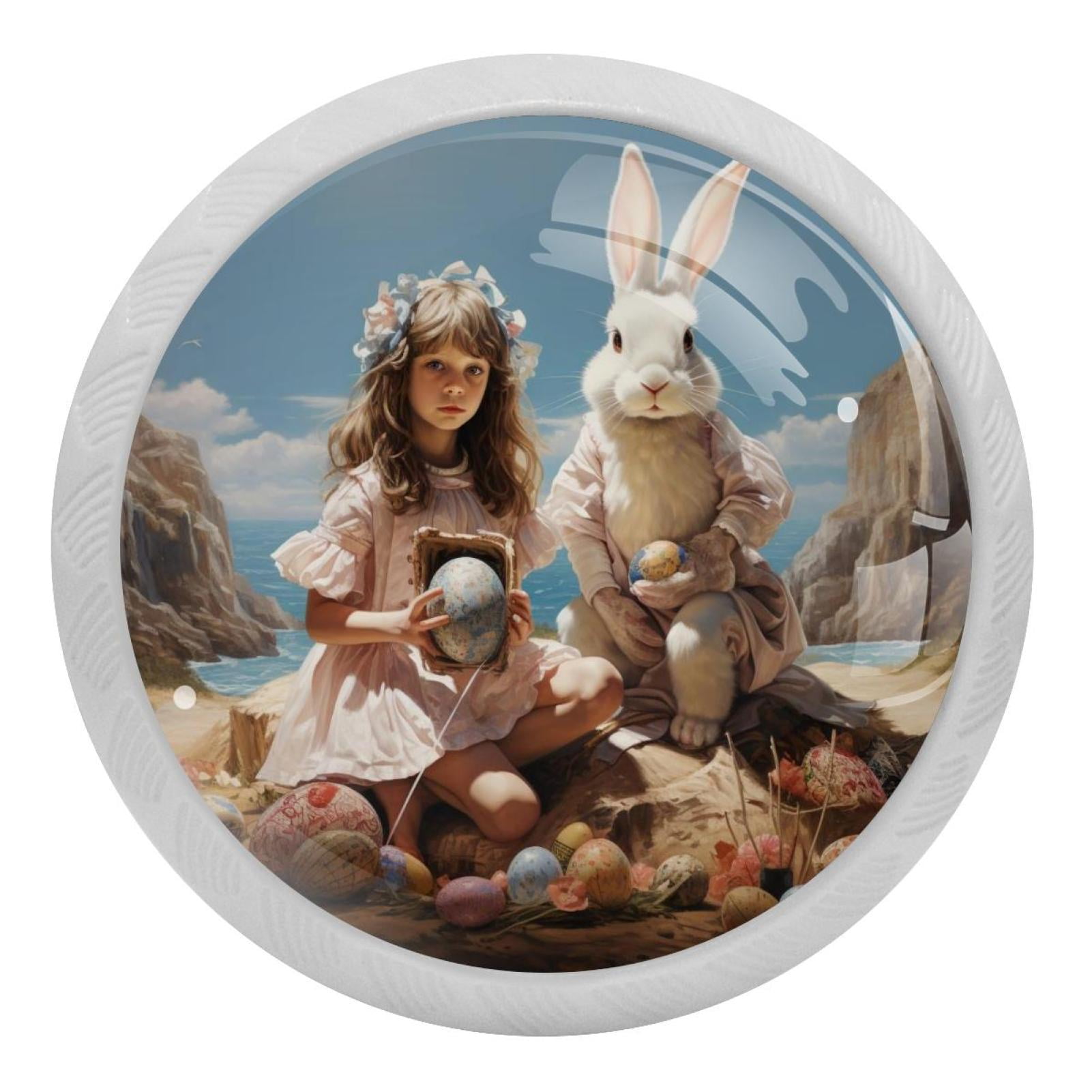 Easter Fluorescent Glow-in-the-Dark Drawer Pulls: 4-Pack Round Knobs ...