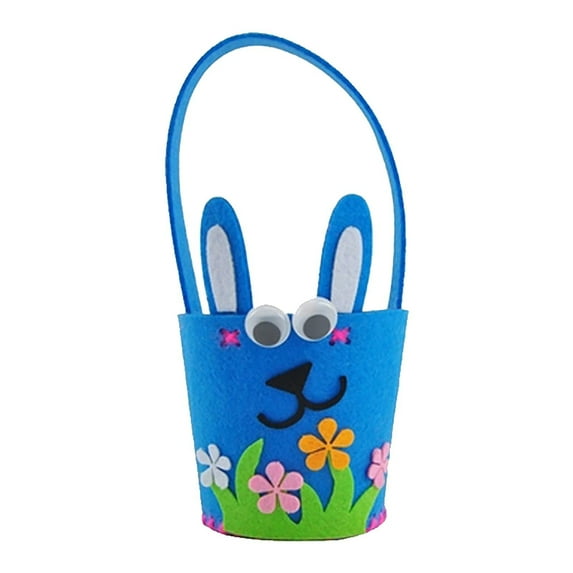 Easter Food storage containers Kids DIY Easter Egg Bunny Basket Craft ...