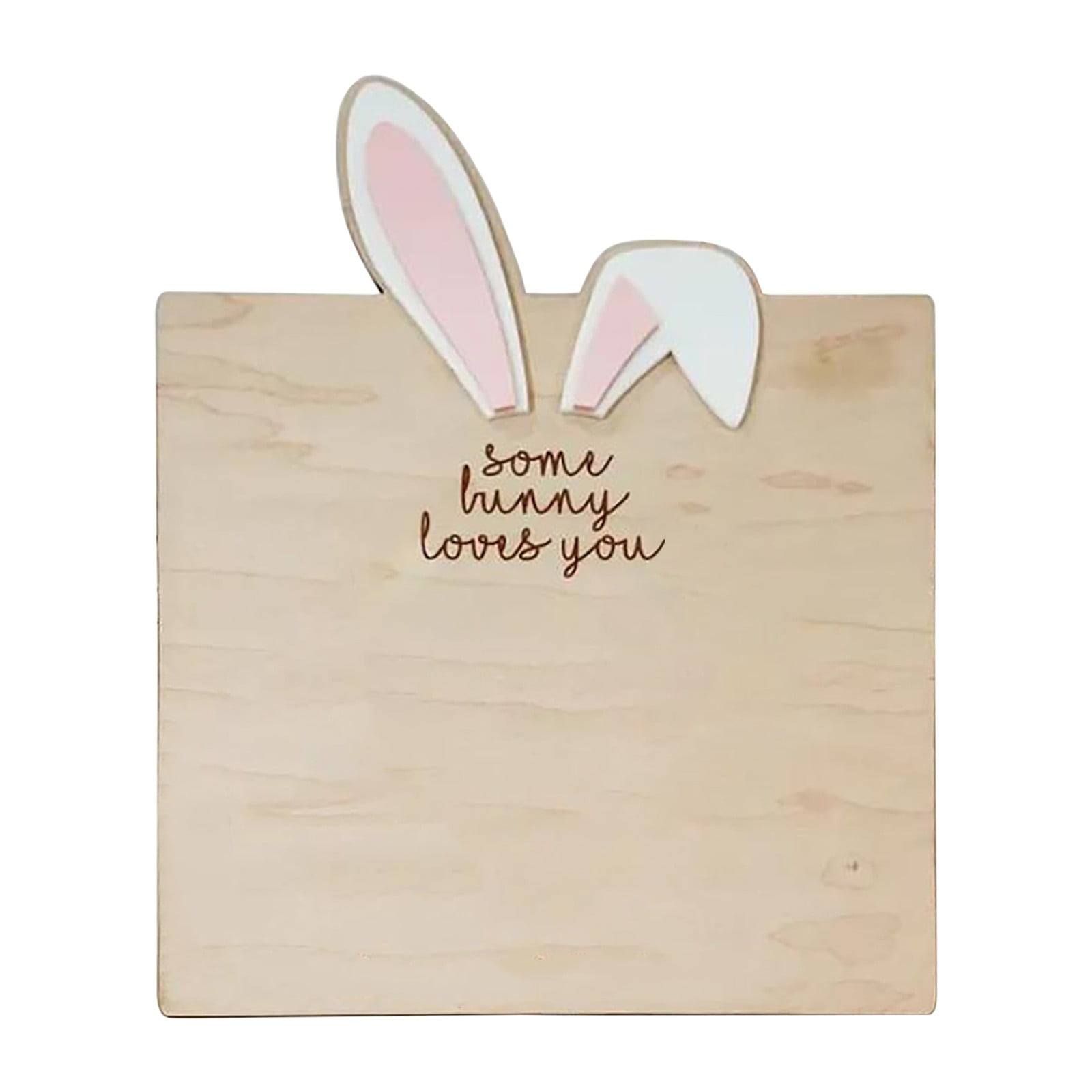 Easter Footprint Wood Board - My First Easter DIY Milestone Keepsake ...