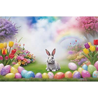 Easter Forest Photography Background Grass Lollipop Bunny Photoz ...