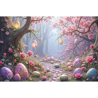 Easter Forest Scery Photography Backdrops Childr Party ration Photoz ...